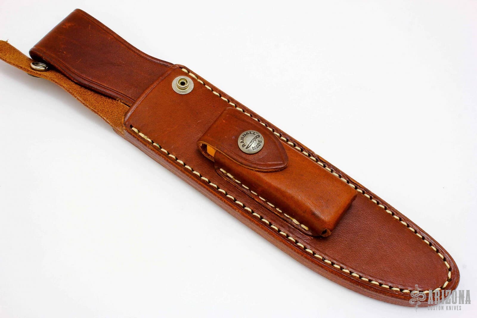 Brown Model A Sheath - Stamped 7C - Arizona Custom Knives