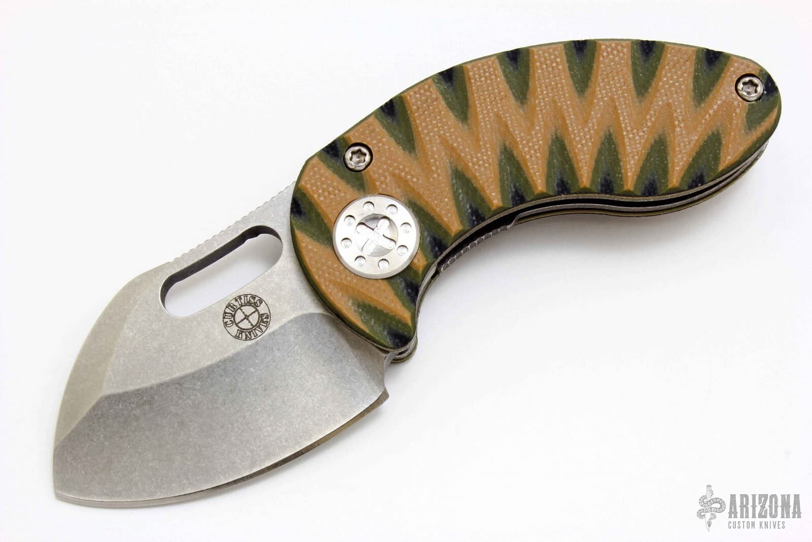 Nano Linerlock - Camo | Arizona Custom Knives