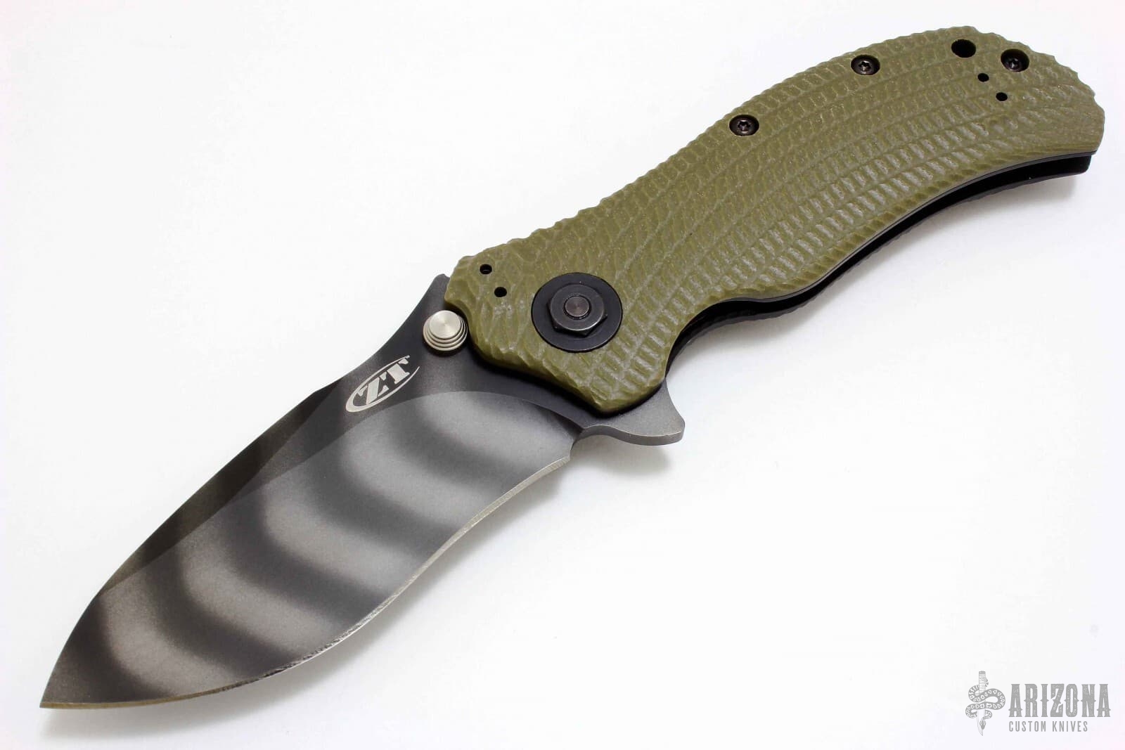 ZT 0301 Strider/Onion Folder Green #11935 - Arizona Custom Knives