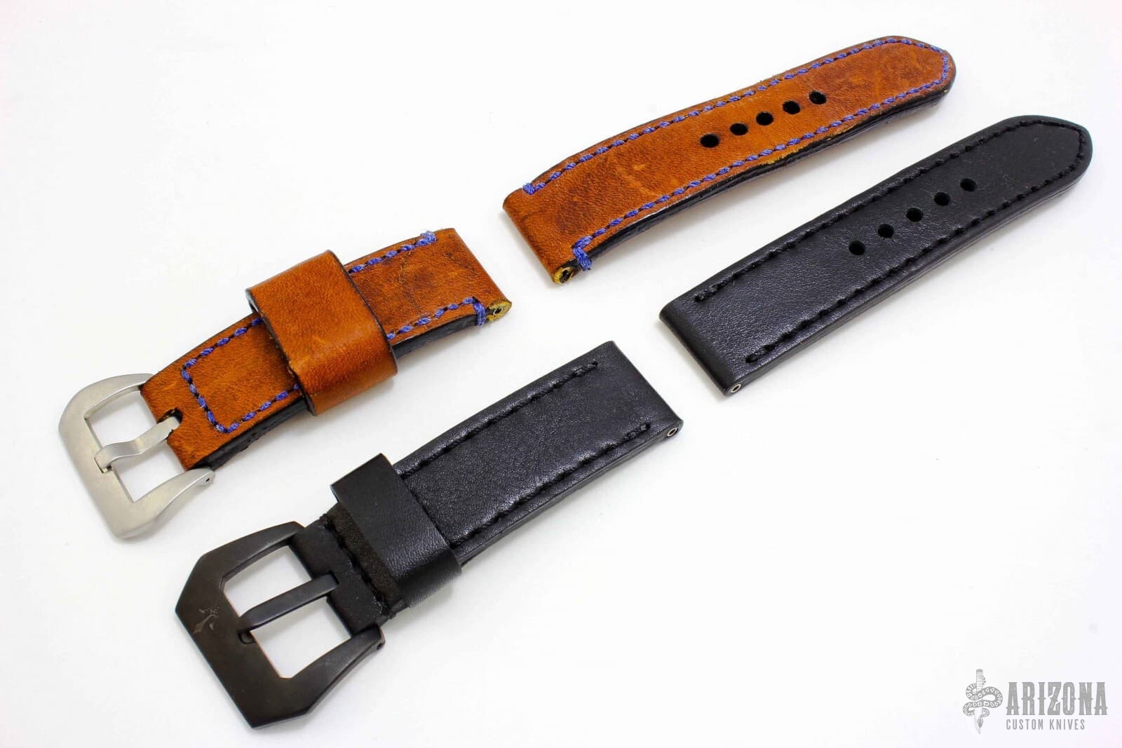 Panerai Custom Watch Strap by Twelve Straps 24mm - Arizona Custom Knives