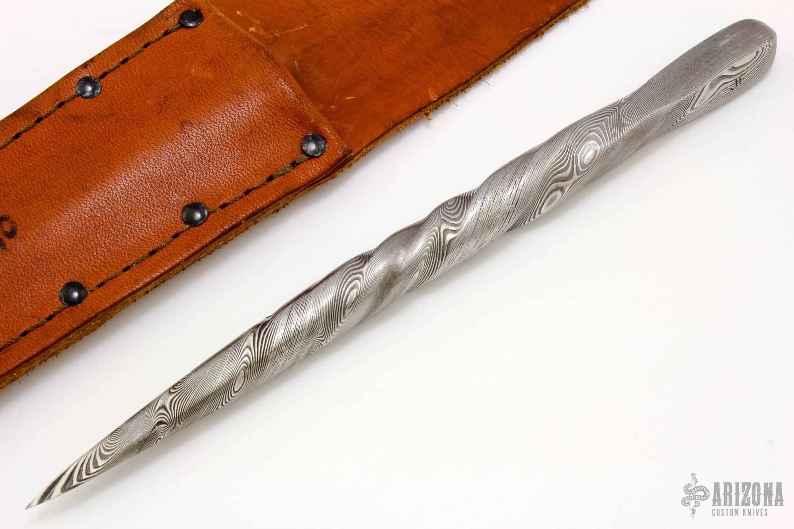 Damascus Marlin Spike - Arizona Custom Knives