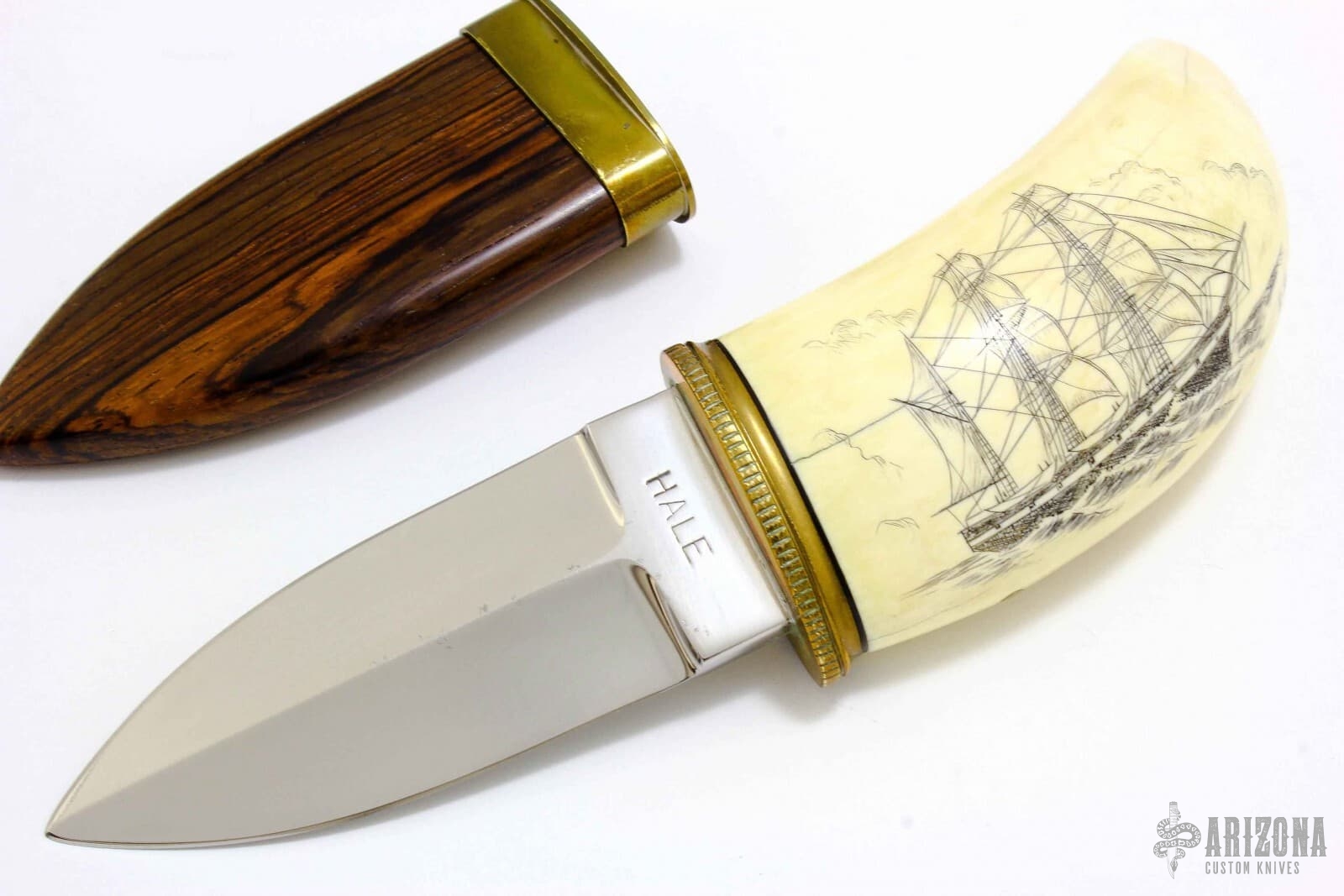 Whale Tooth Dagger - Arizona Custom Knives