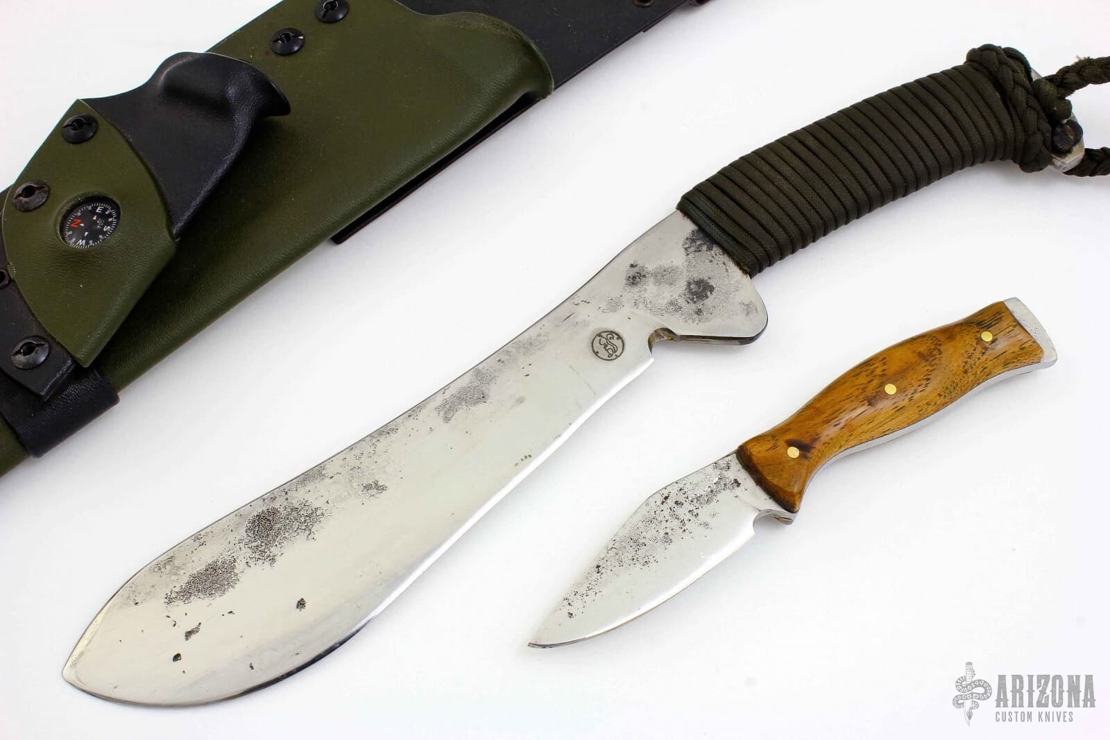 Survival Series Chopper & Detail Knife Combo - Arizona Custom Knives