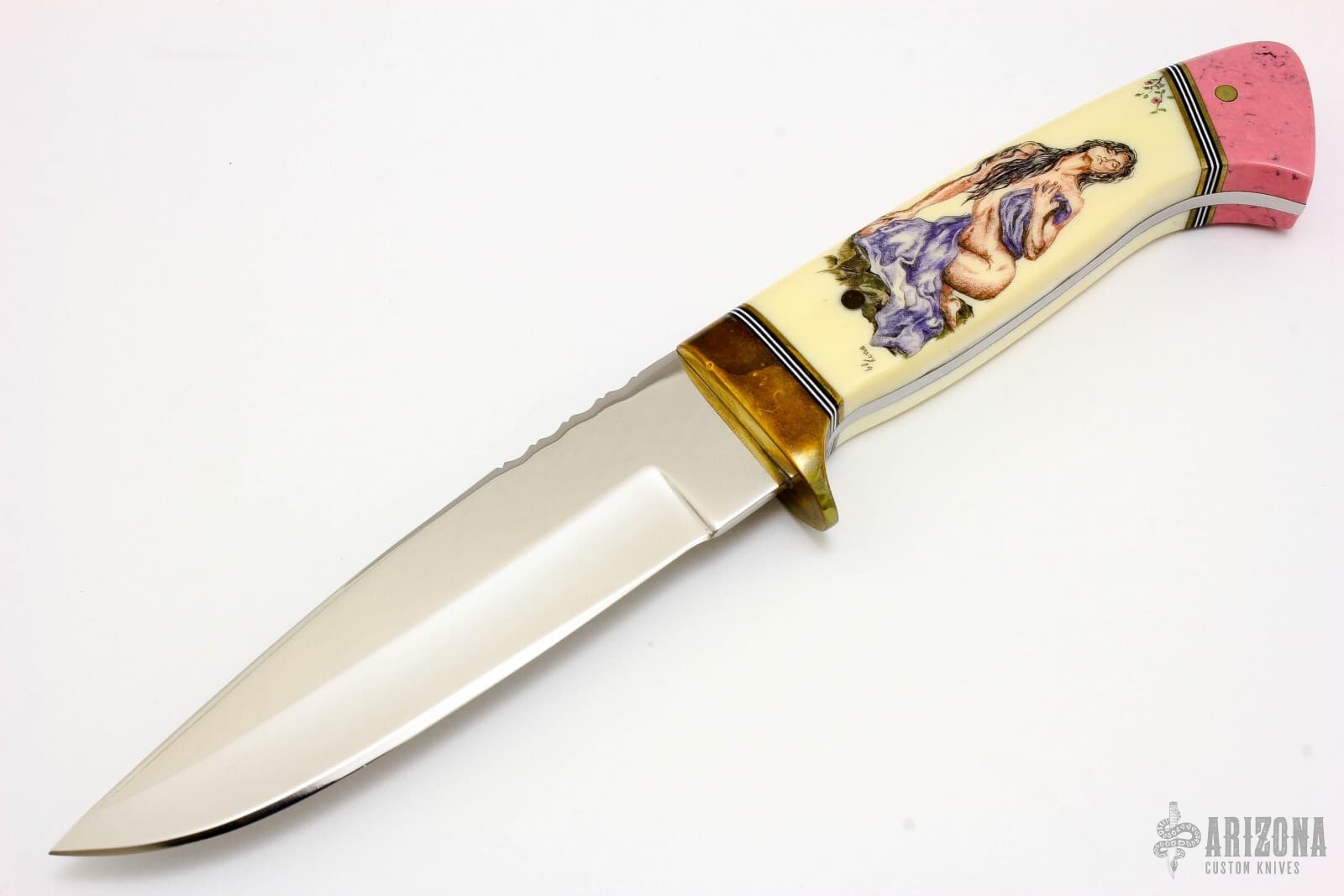 "The Dancer and The Dreamer" Fixed Blade - Arizona Custom Knives