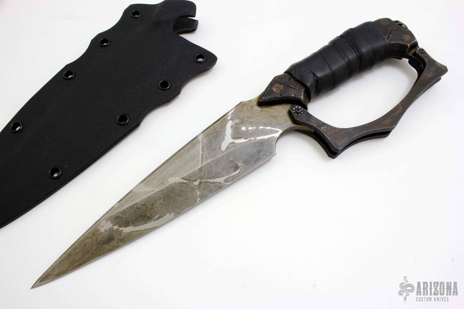 Tooth with D Guard - Arizona Custom Knives