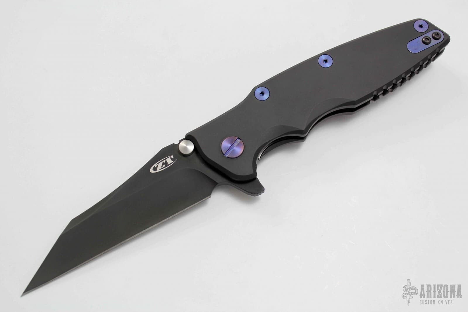 0392PURBLKWC Limited Edition Hinderer #0275 - Arizona Custom Knives