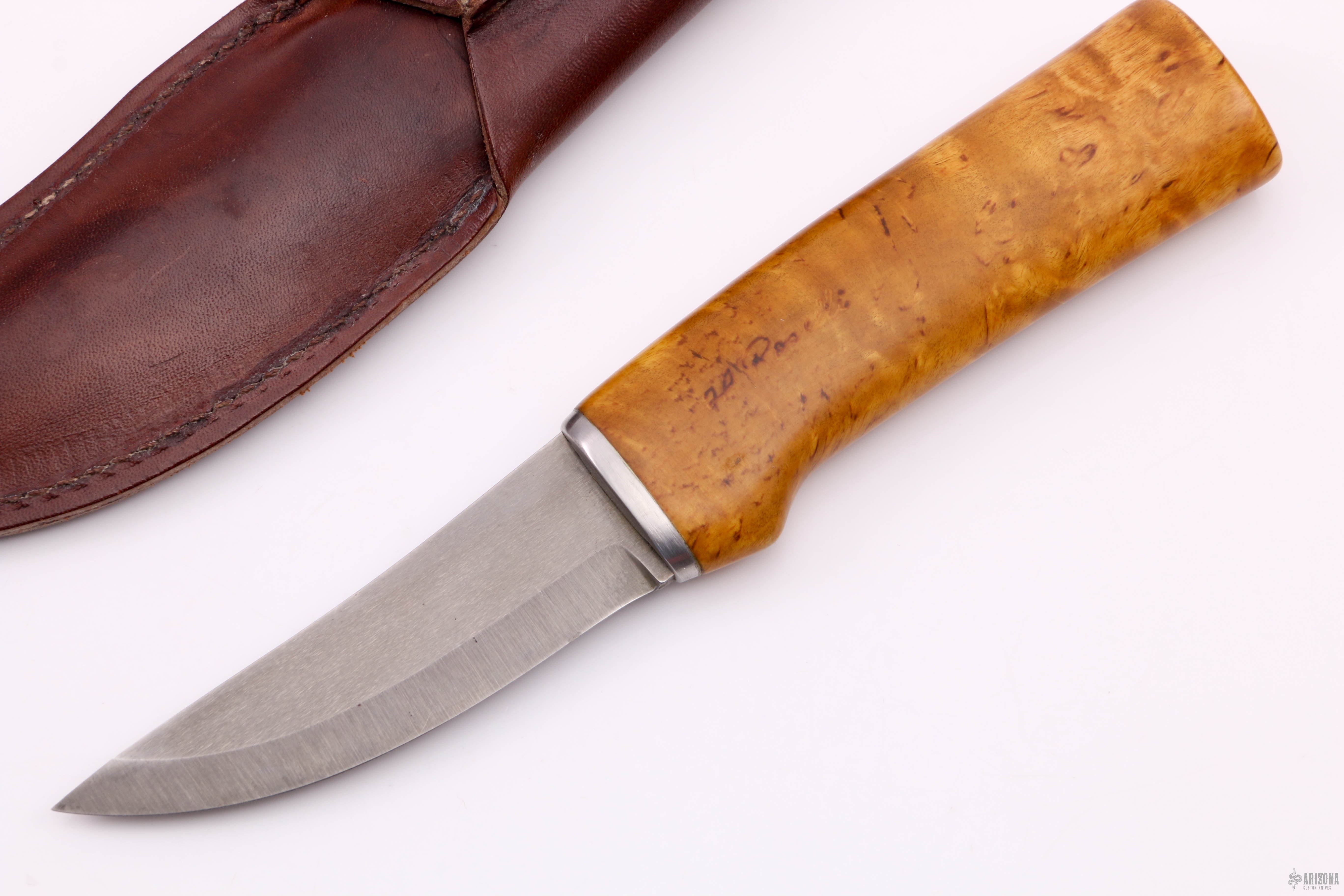 Hunter - Curly Birch - Arizona Custom Knives