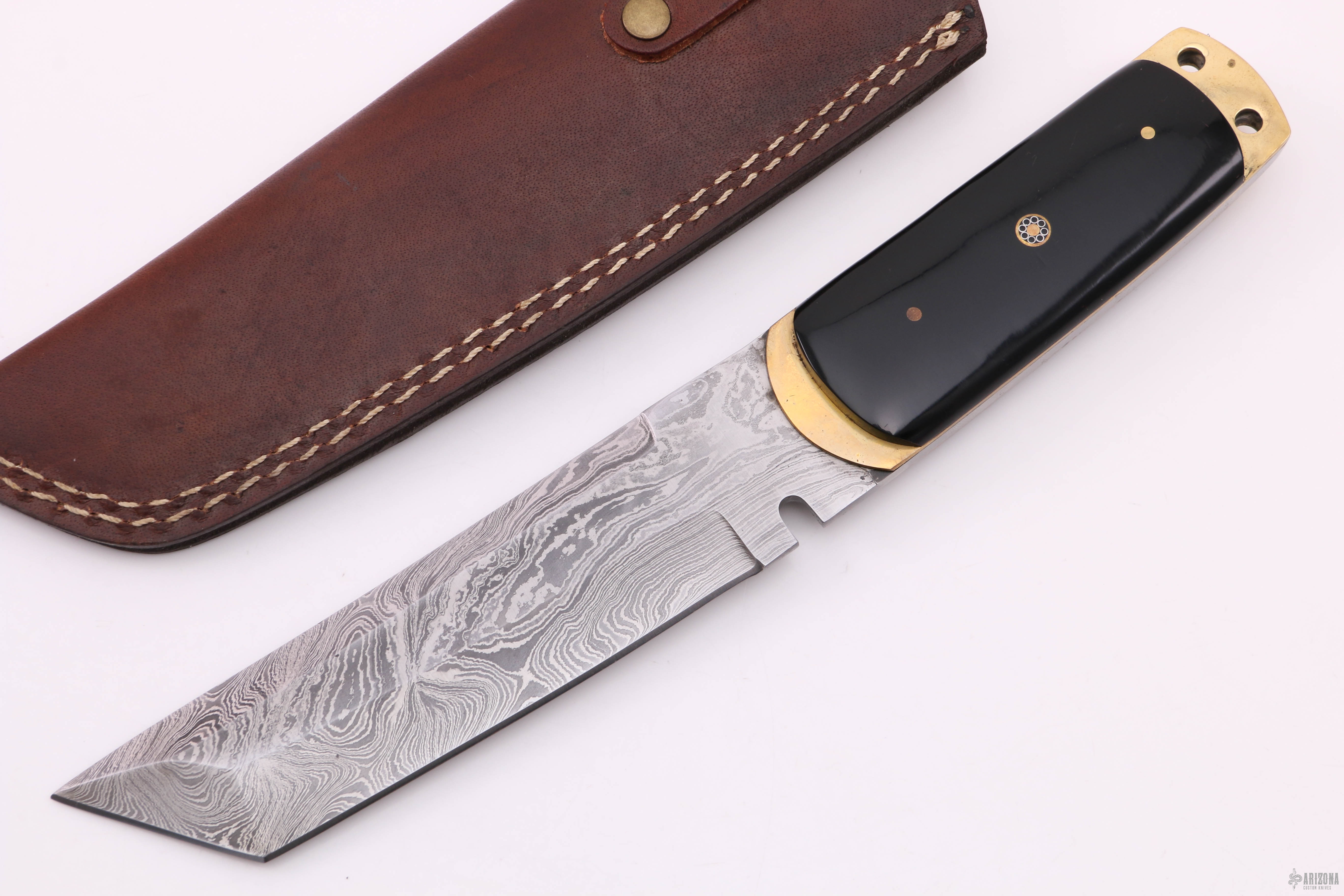 Damascus Tanto - Arizona Custom Knives