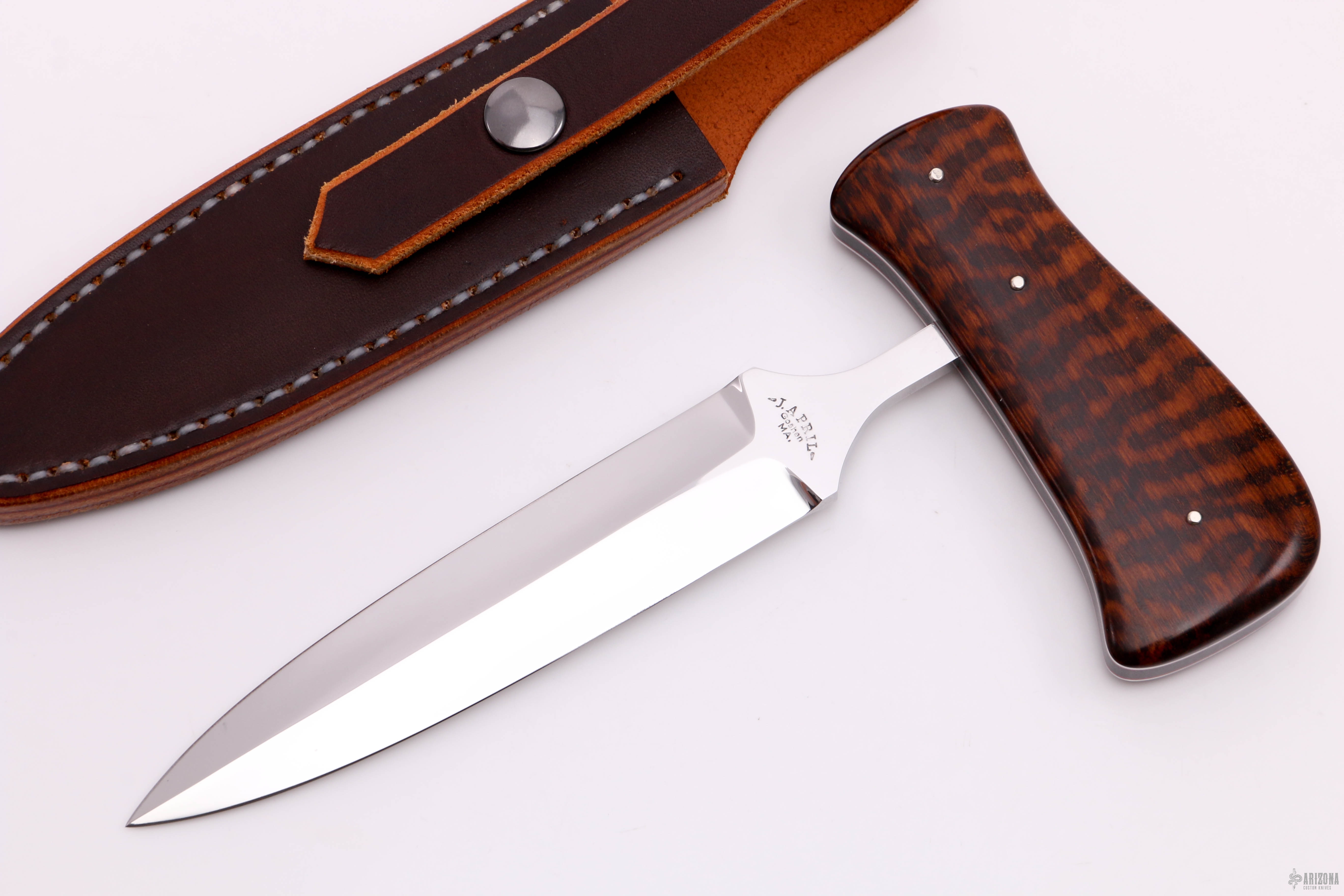 Snakewood Push Dagger - Arizona Custom Knives