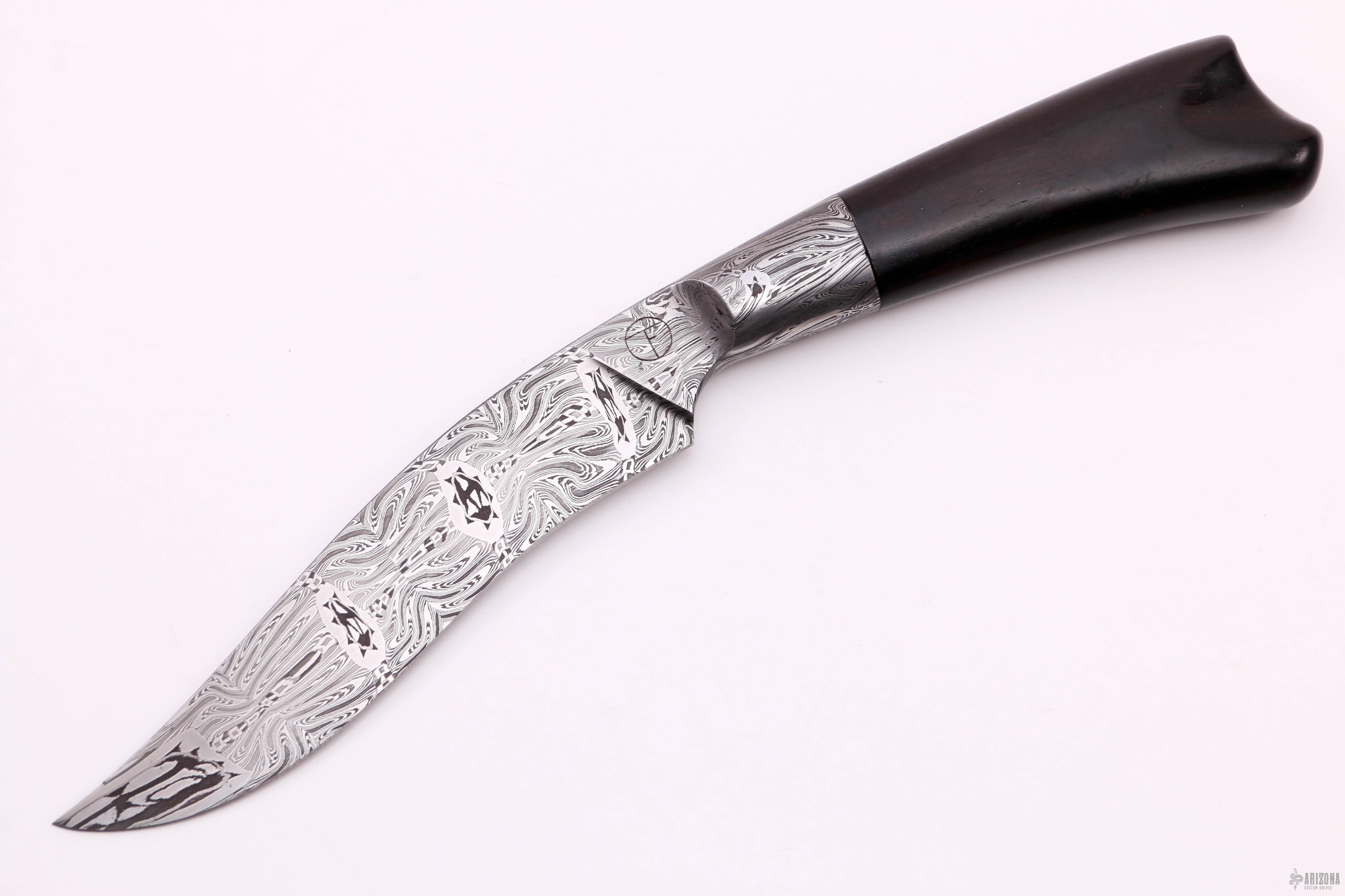 Mosaic Damascus Integral - Arizona Custom Knives