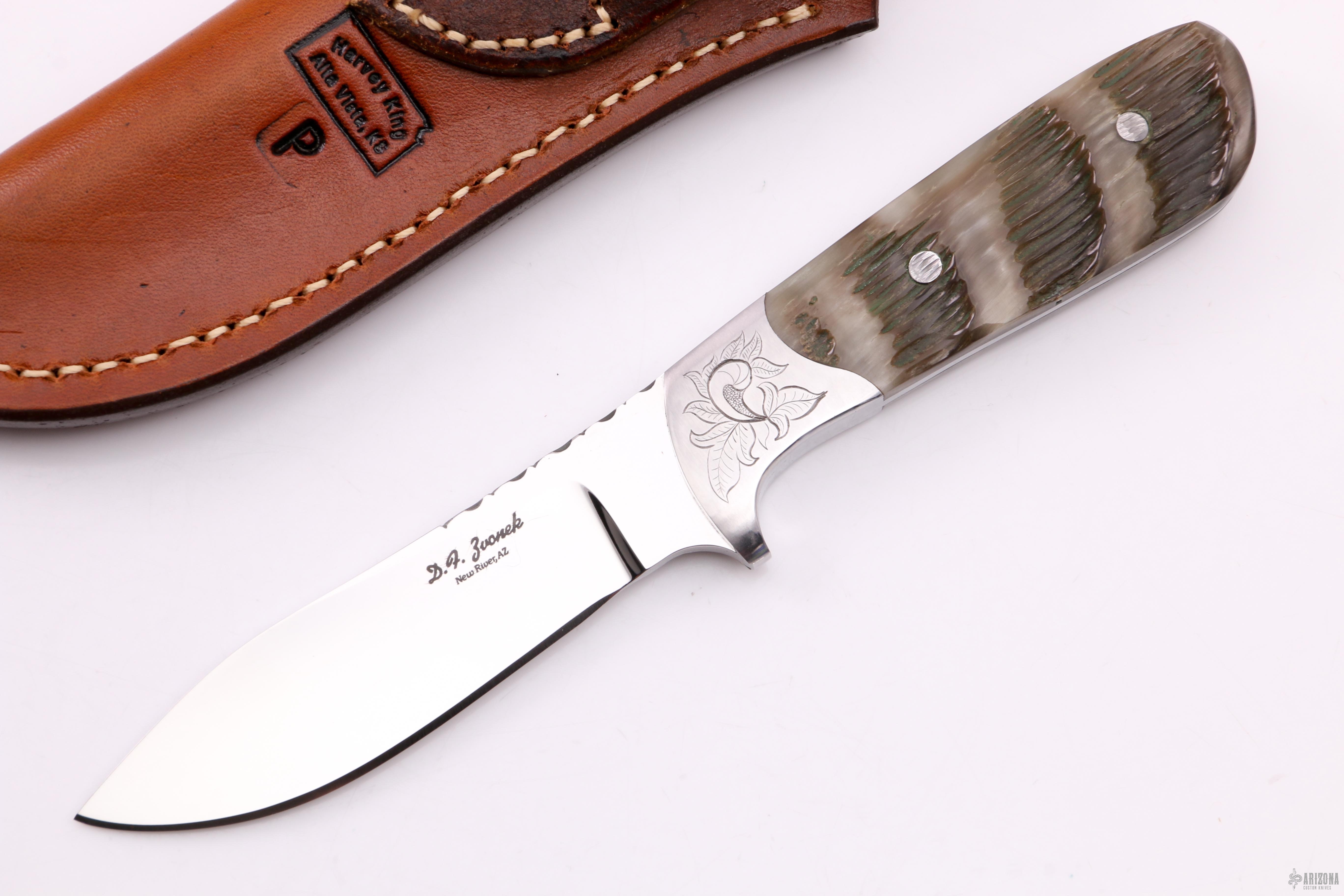 Engraved Hunter - Arizona Custom Knives