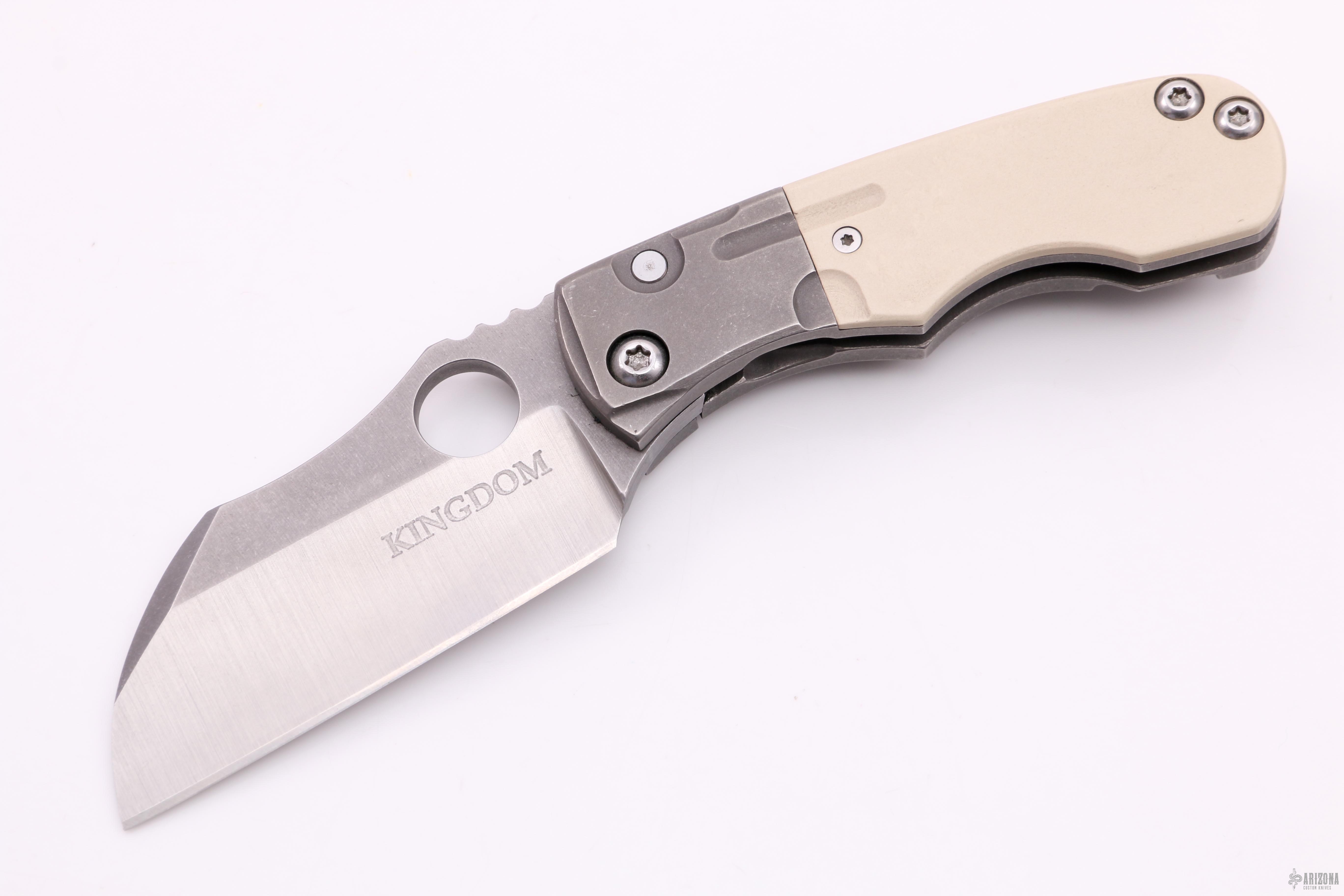 Griffon - Ivory Paper Micarta - Arizona Custom Knives