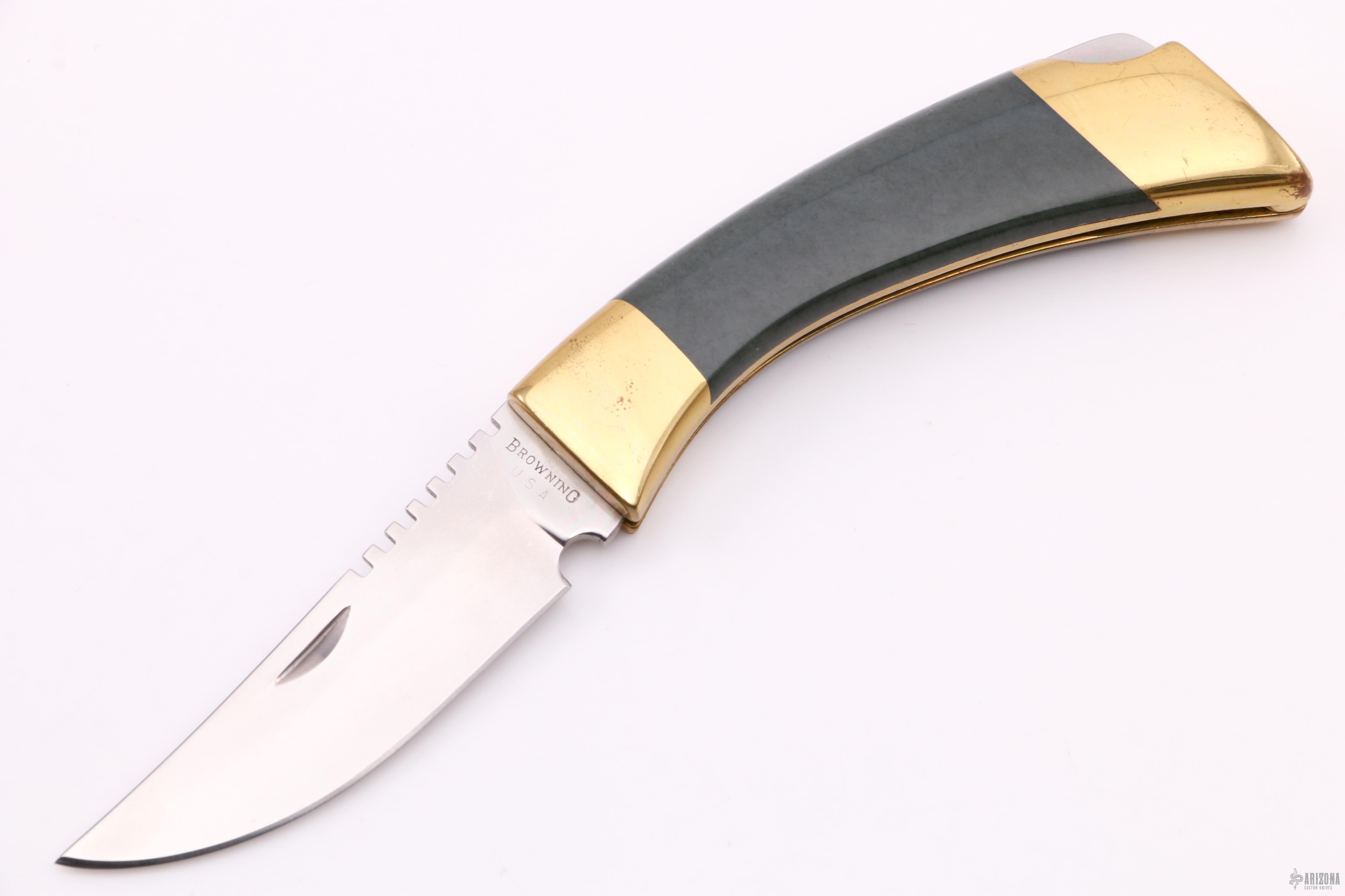 Oregon Trail Jade Knife - 977of 2000 - Arizona Custom Knives