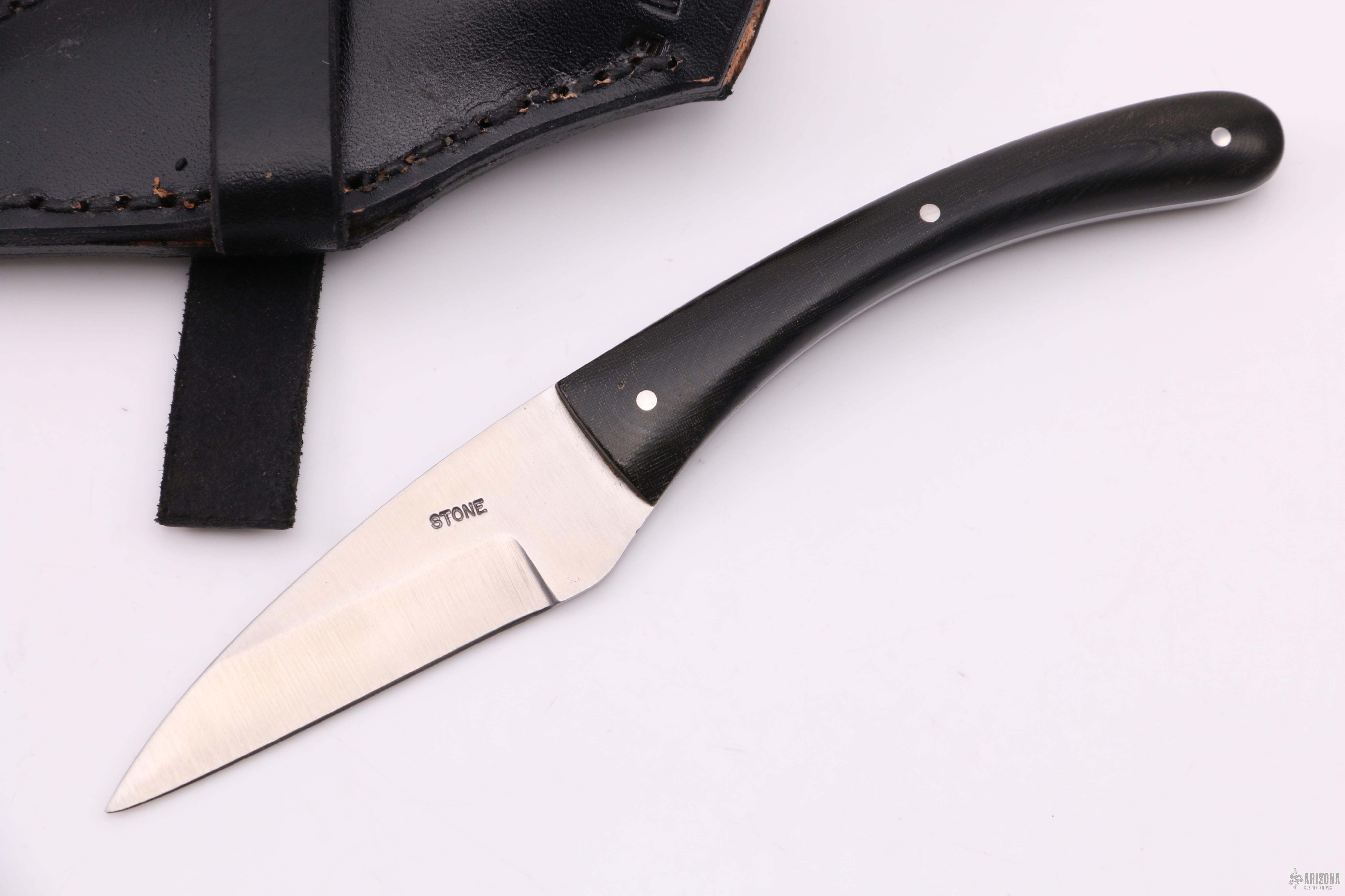 Patch Knife with Leather Sheath - Arizona Custom Knives