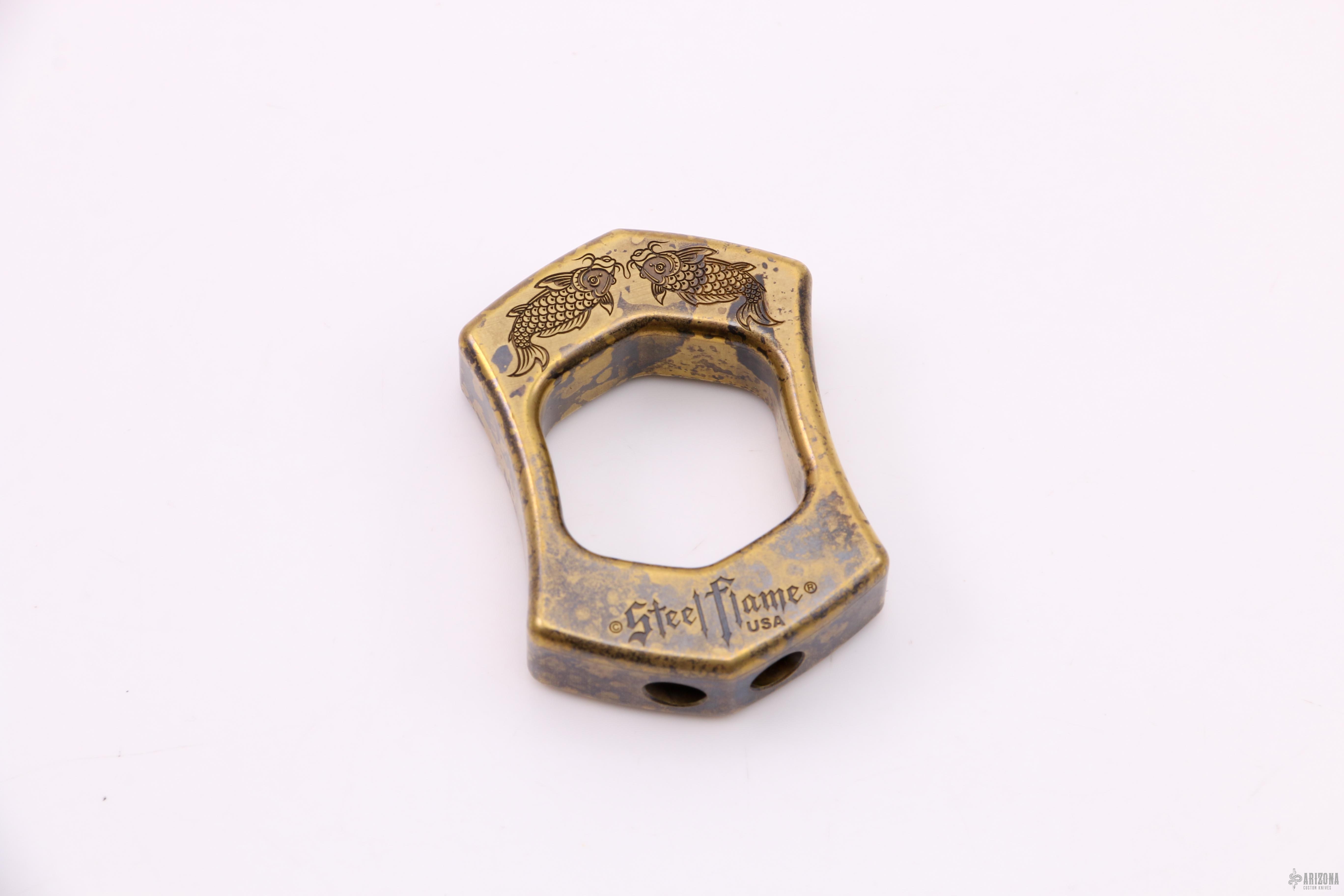 Double Koi Sledge Ring | Arizona Custom Knives