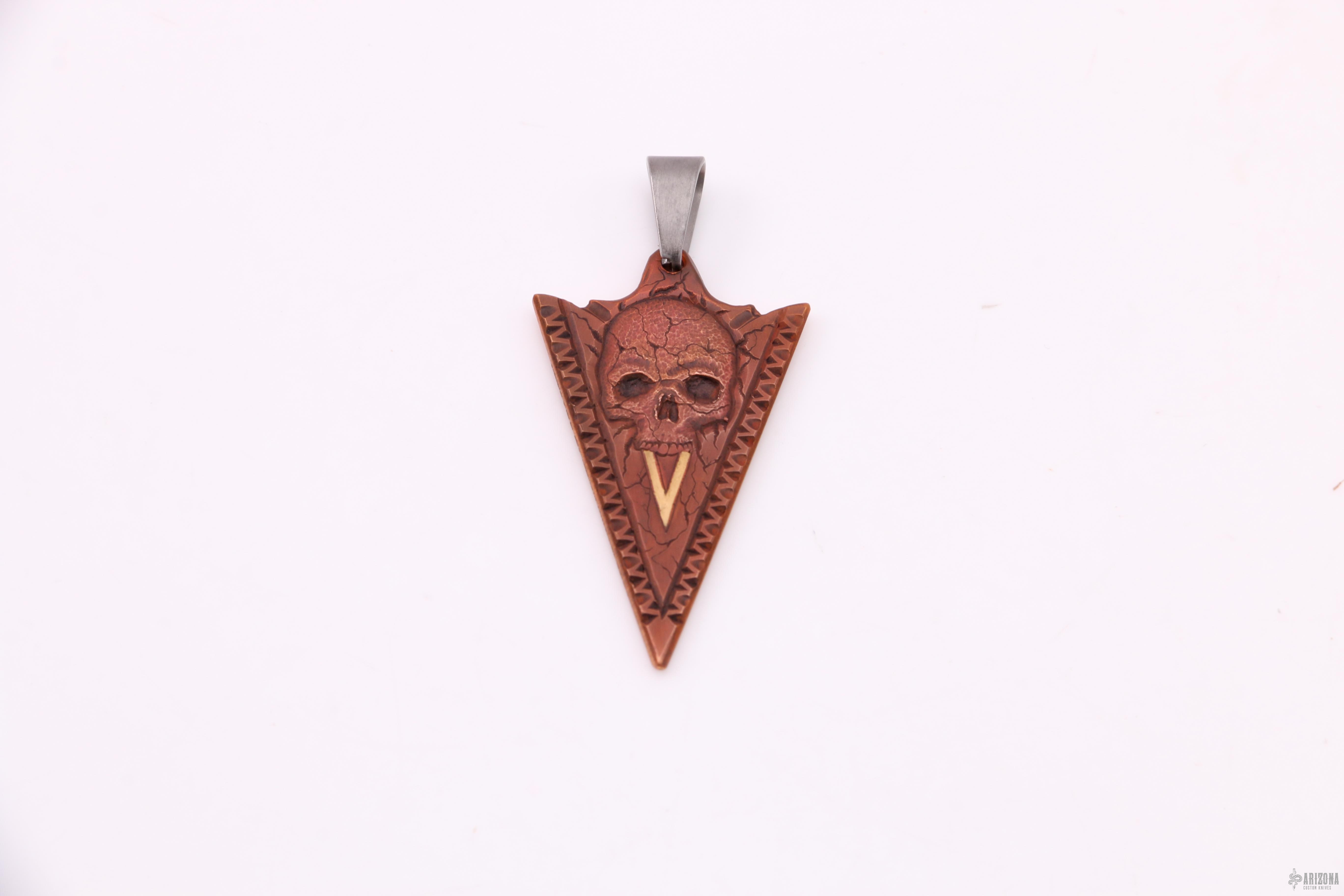 Skull Arrowhead - Arizona Custom Knives