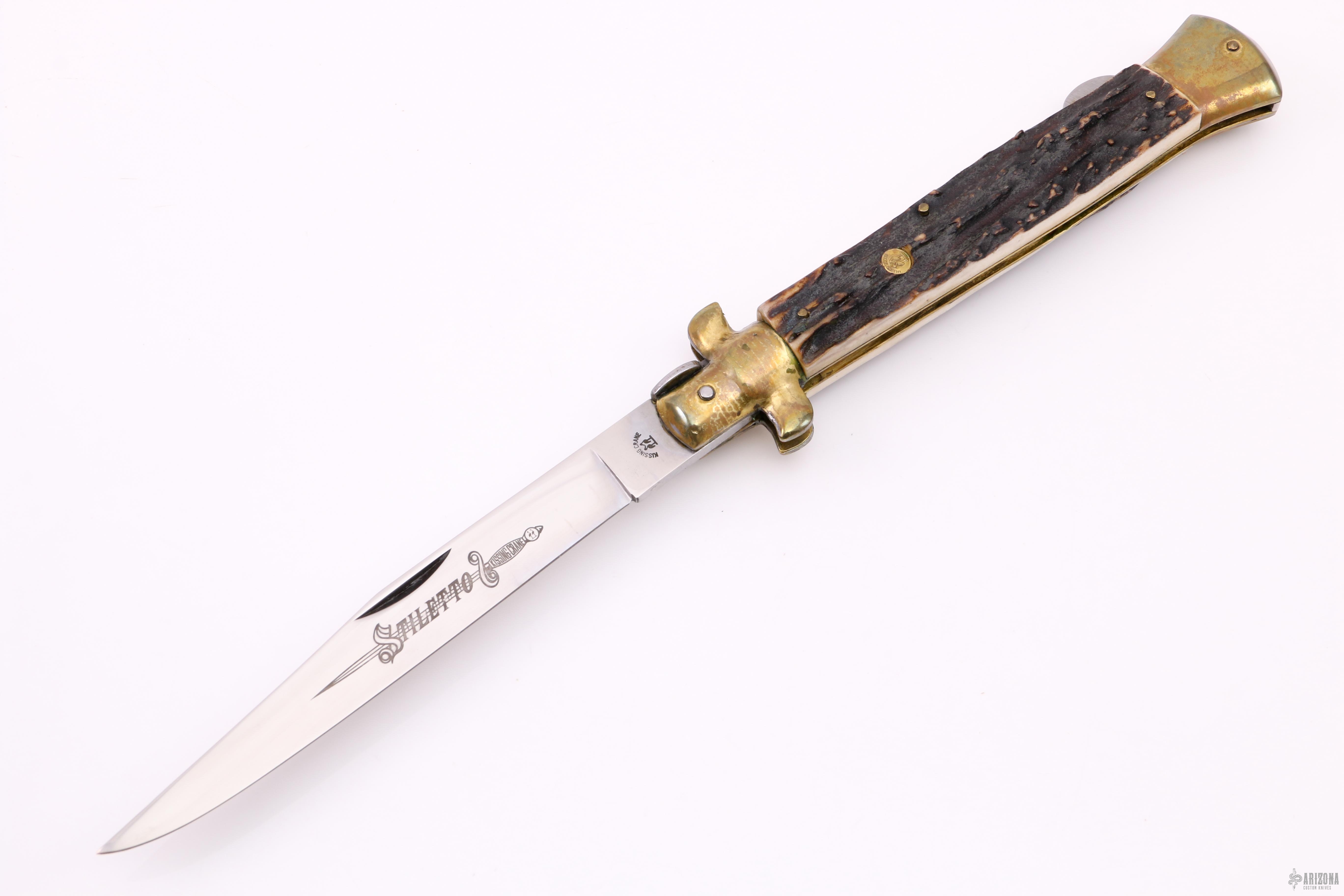 Large Lockback Stiletto - Arizona Custom Knives