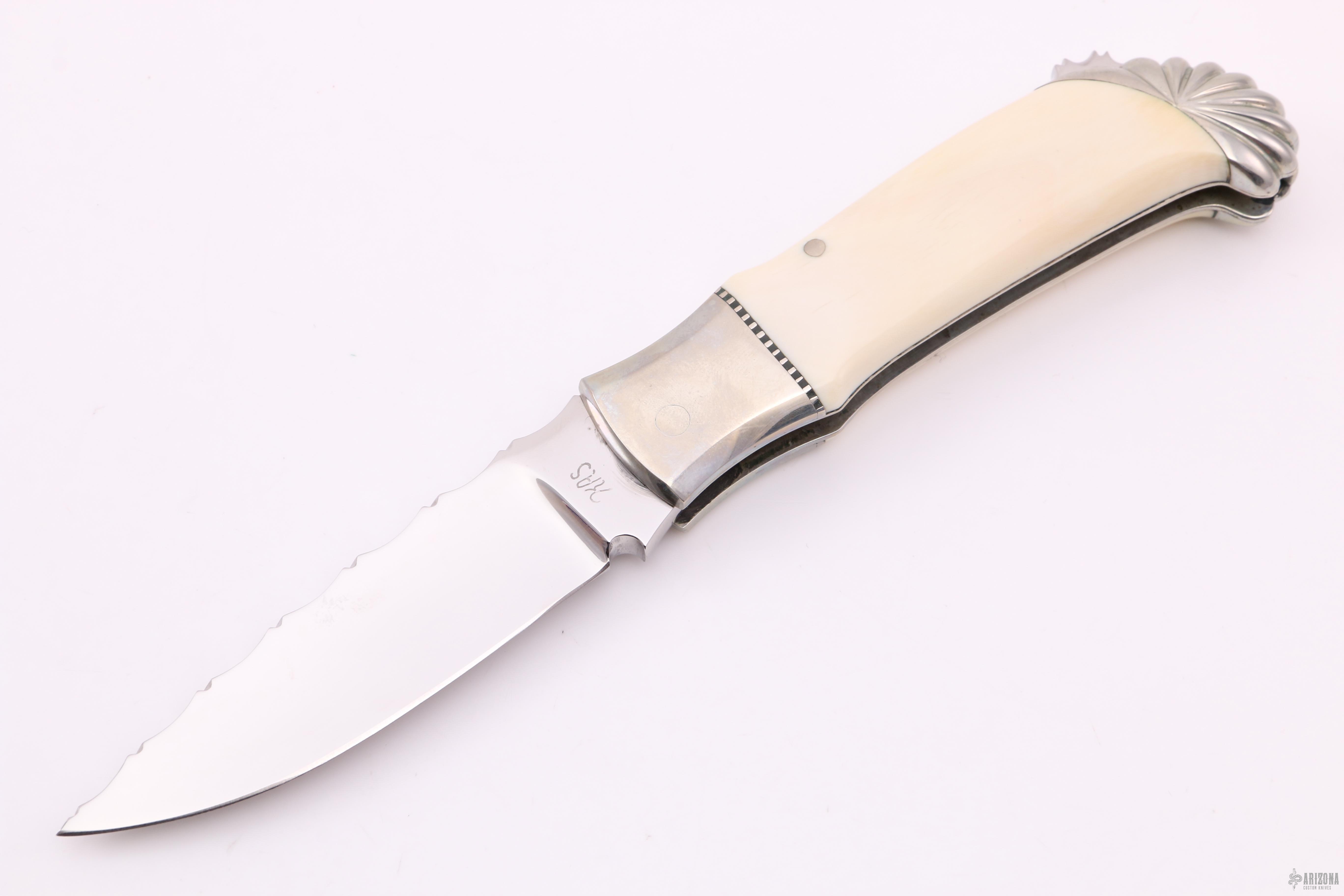 Mammoth Ivory Lockback - Arizona Custom Knives