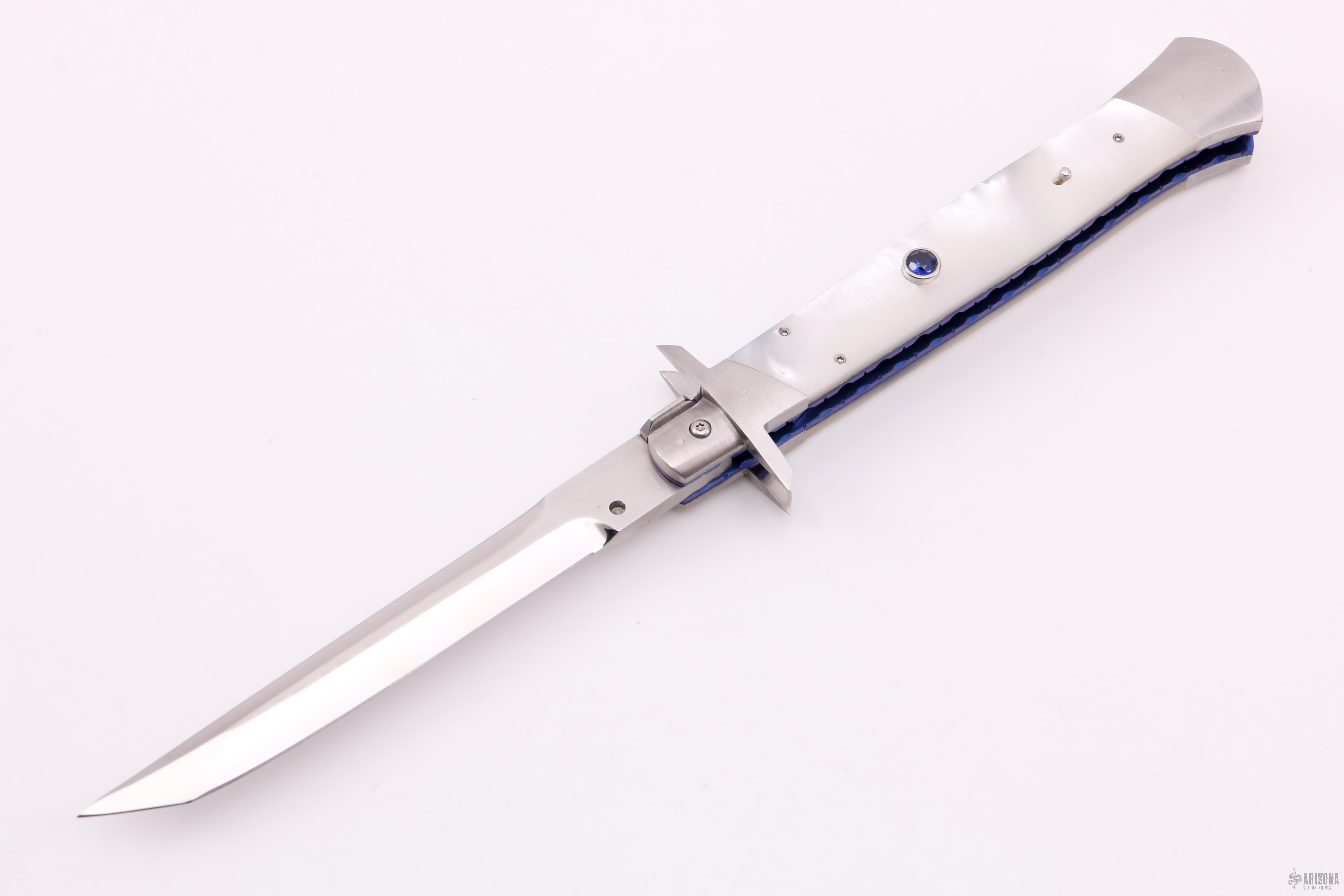 Custom Picklock - "Pearl Samurai" - Arizona Custom Knives