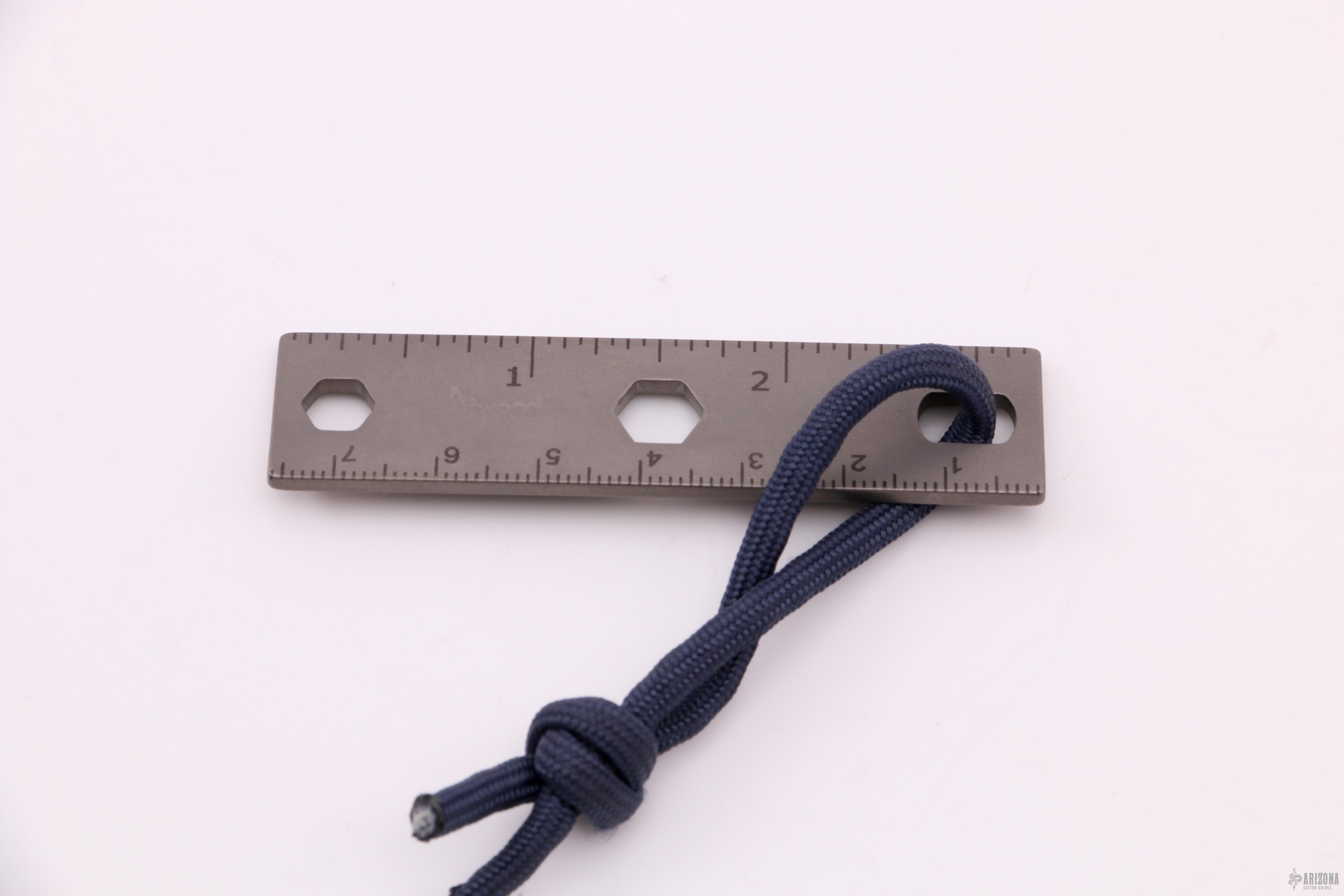 Titanium Ruler - Arizona Custom Knives