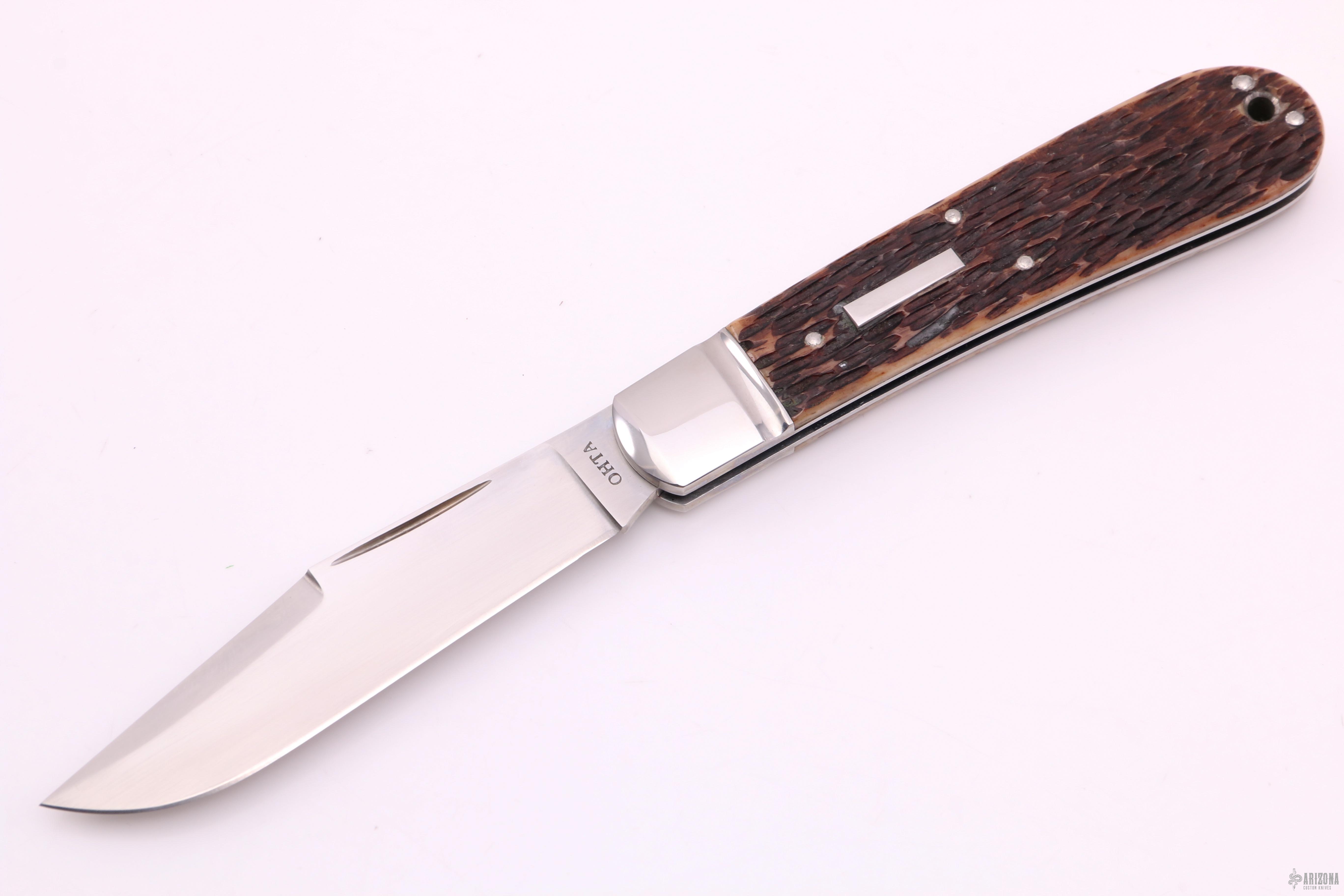 Jigged Bone Slipjoint - Arizona Custom Knives