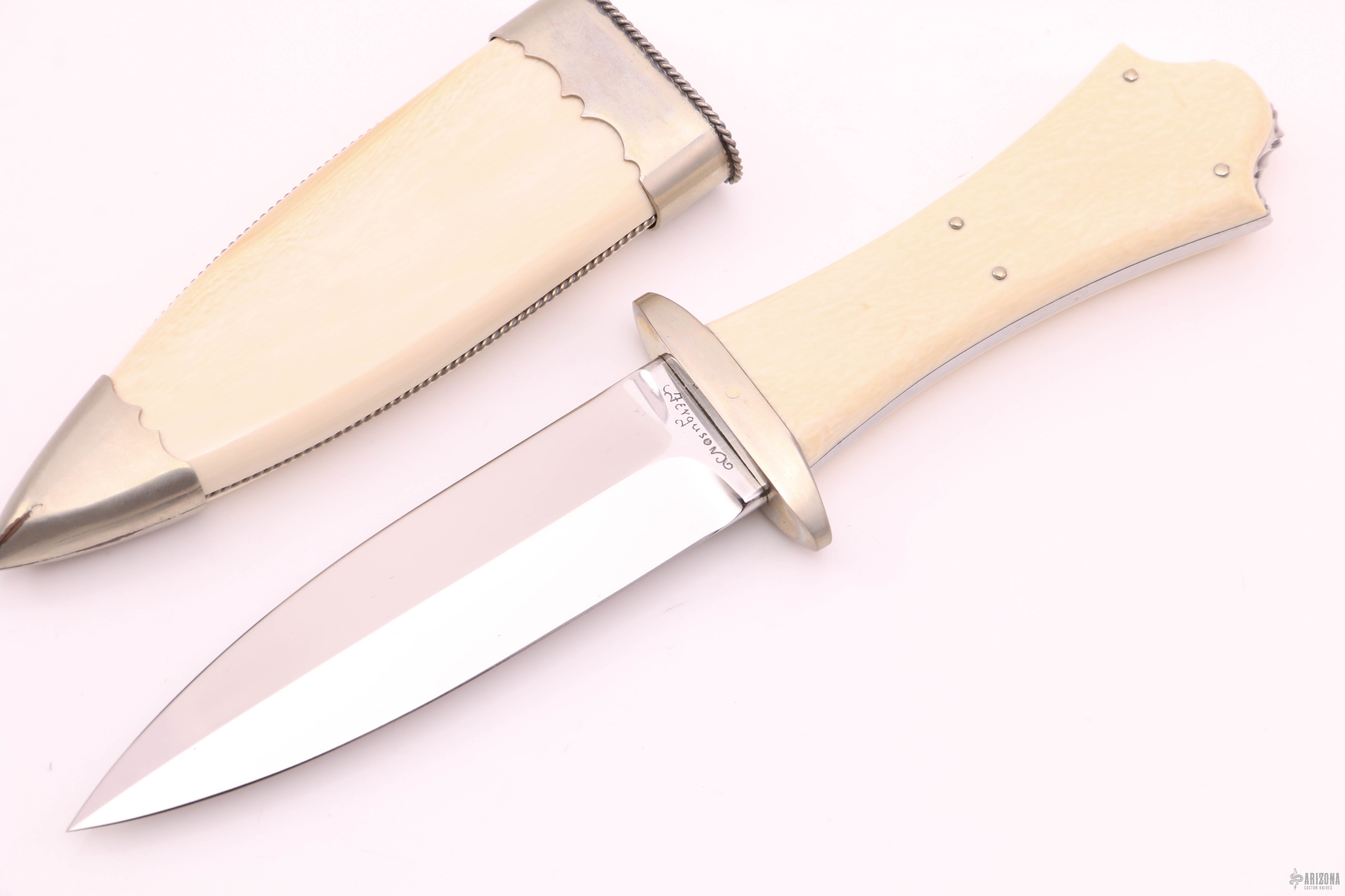 Mammoth Ivory Dagger - Arizona Custom Knives