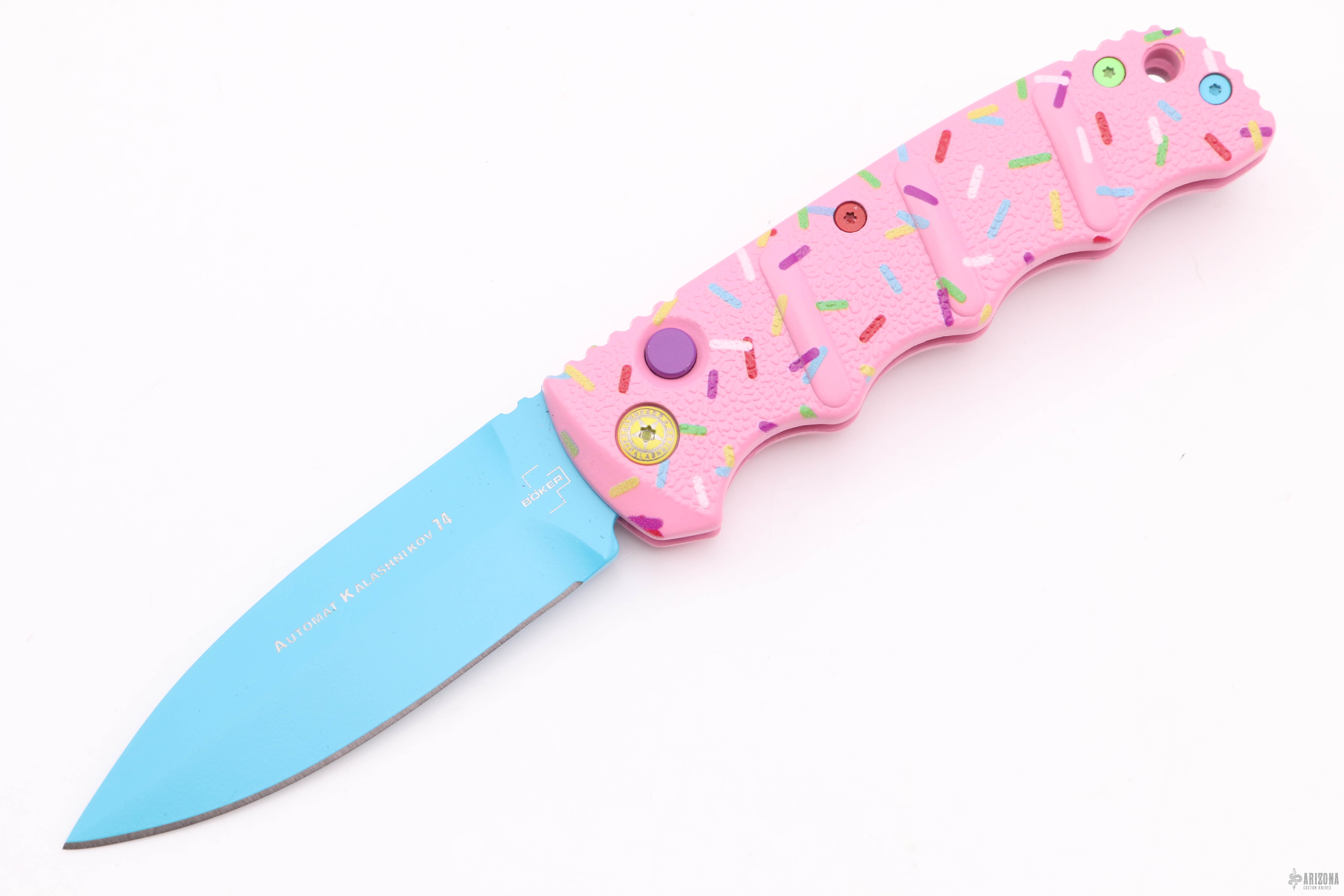 Dessert Warrior Kalashnikov Dagger Auto - Donut - Arizona Custom Knives