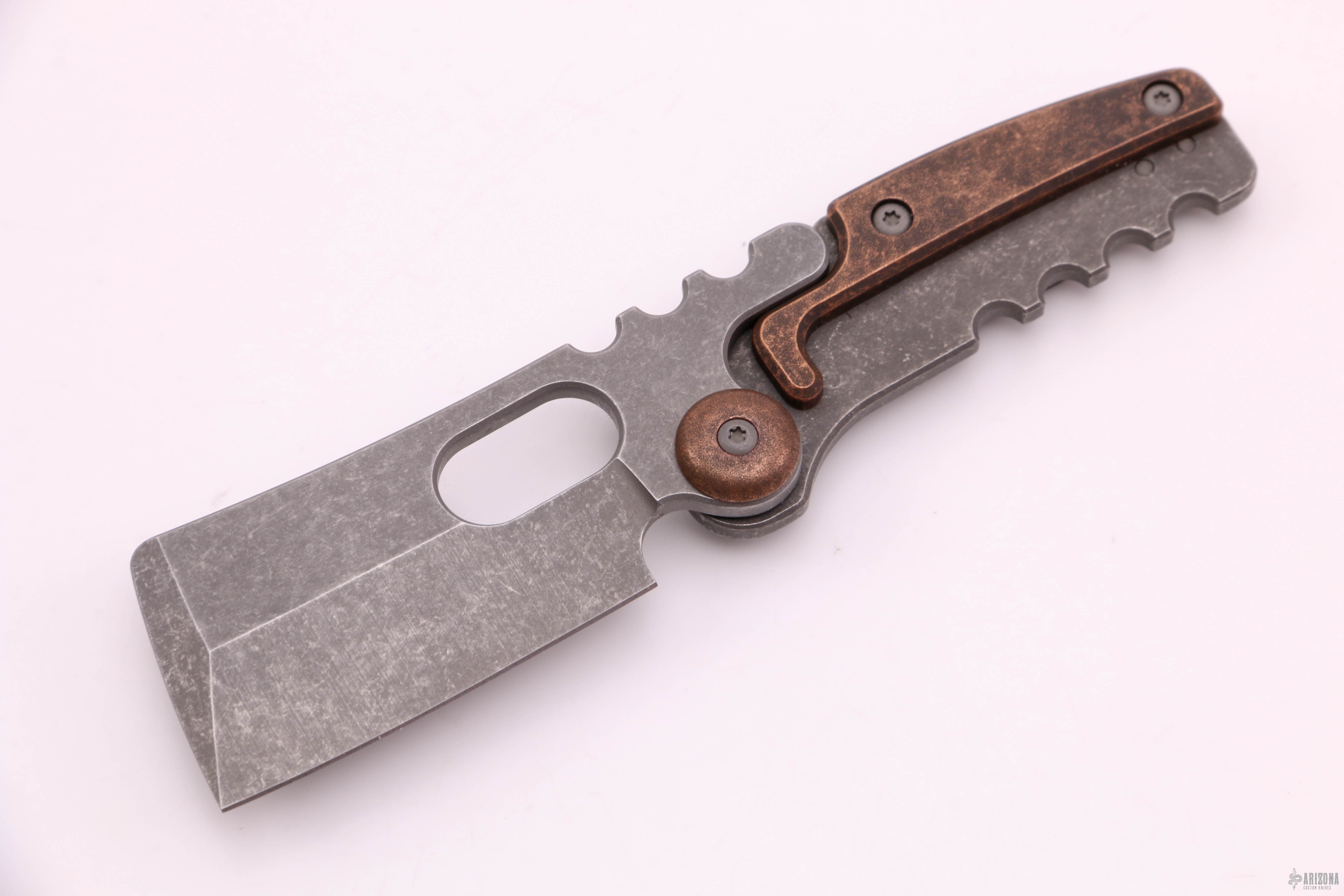Custom Thorn Gen3 - Antiqued Copper - Arizona Custom Knives