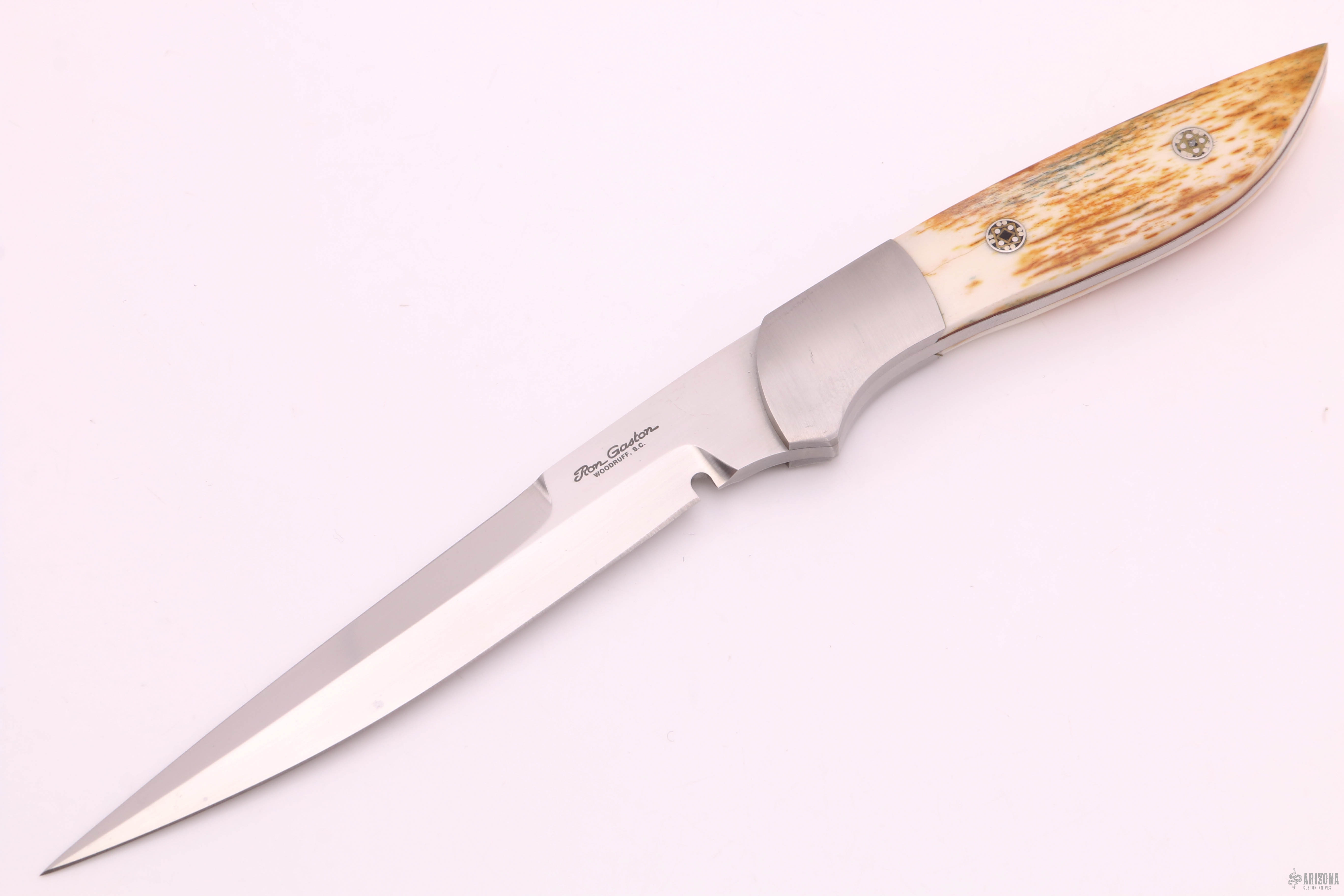 Giraffe Bone Fighter - Arizona Custom Knives