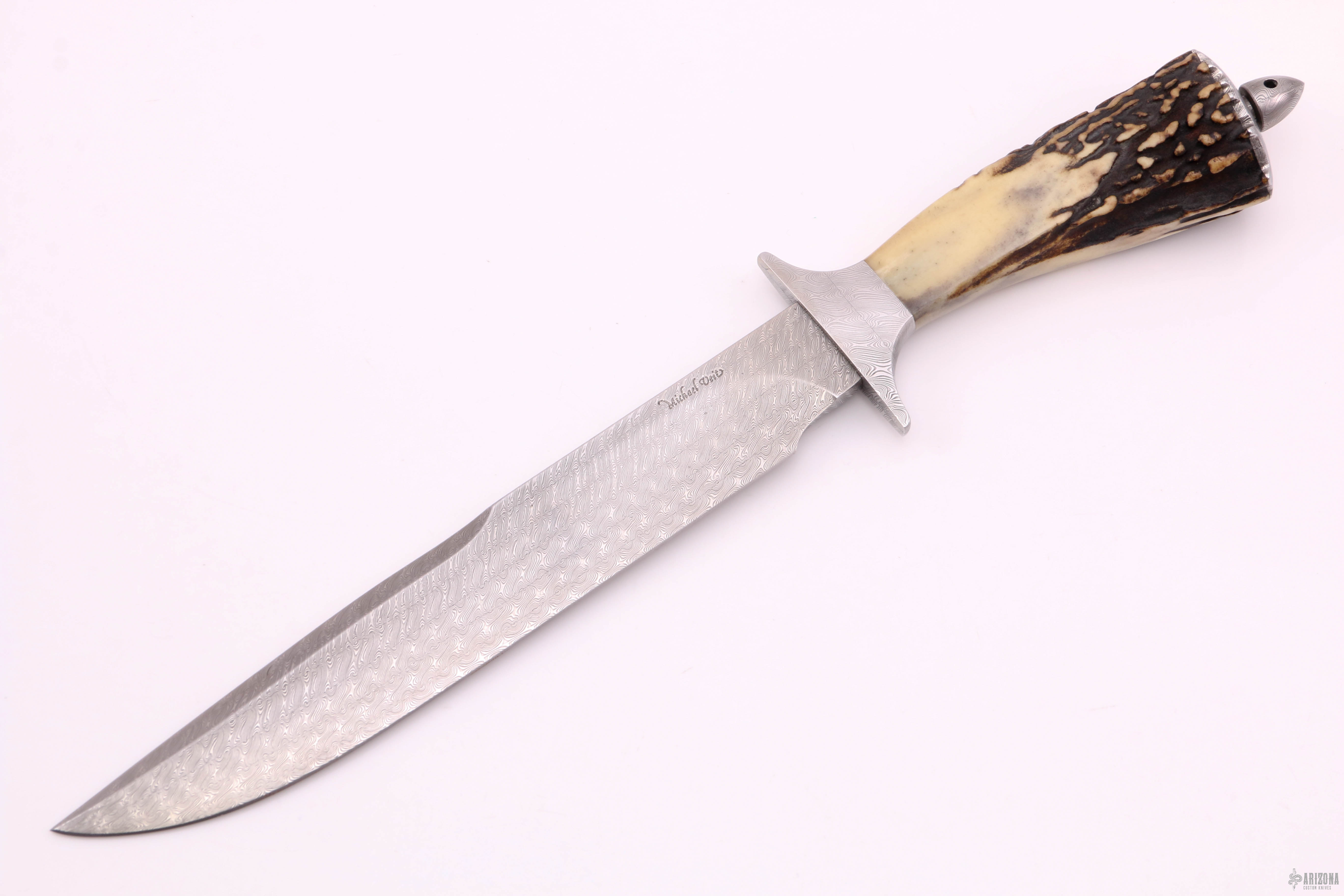 Turkish Damascus Fighter | Arizona Custom Knives