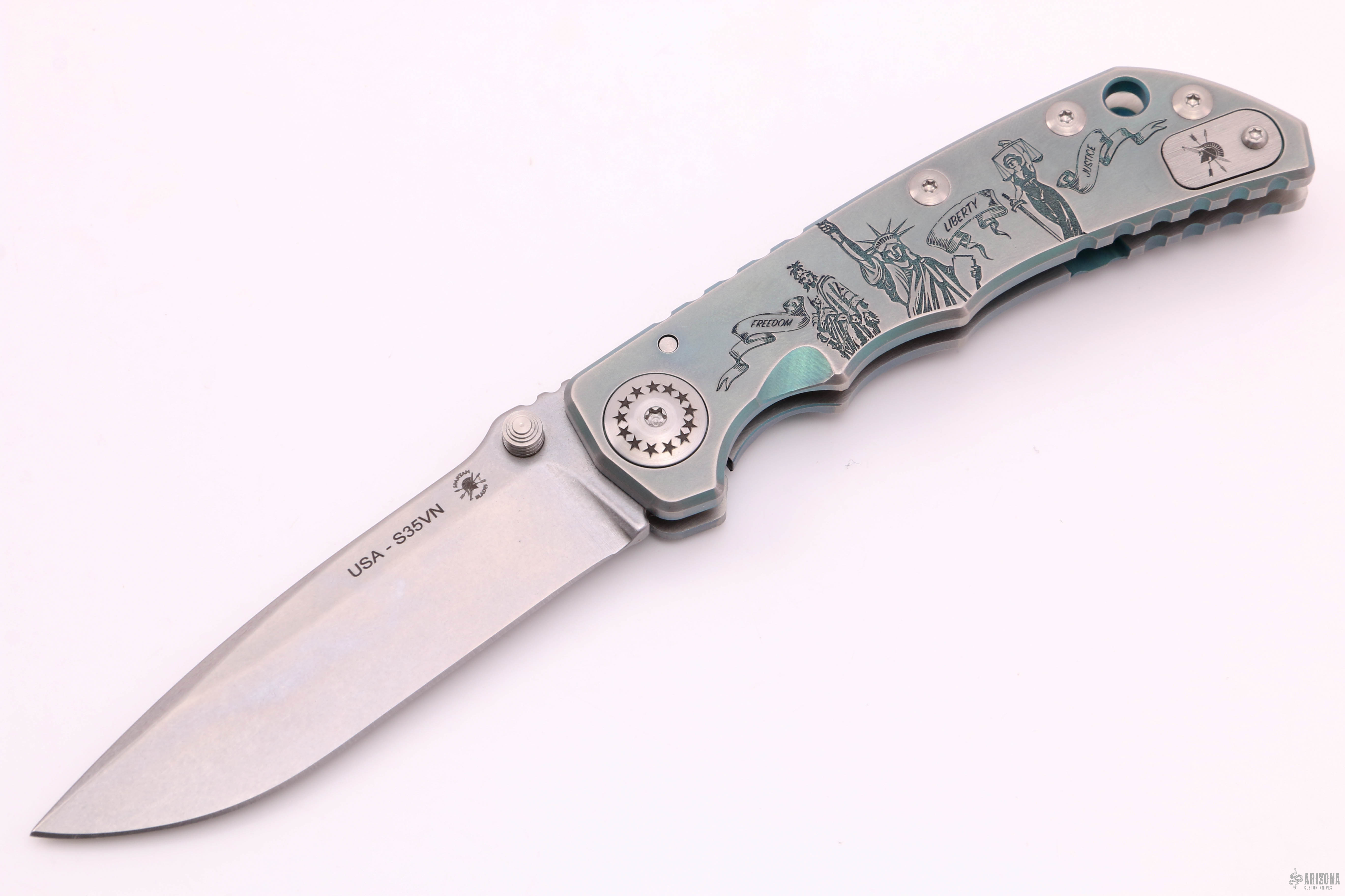 Harsey Folder - 2019 SE Ladies of Freedom - Arizona Custom Knives