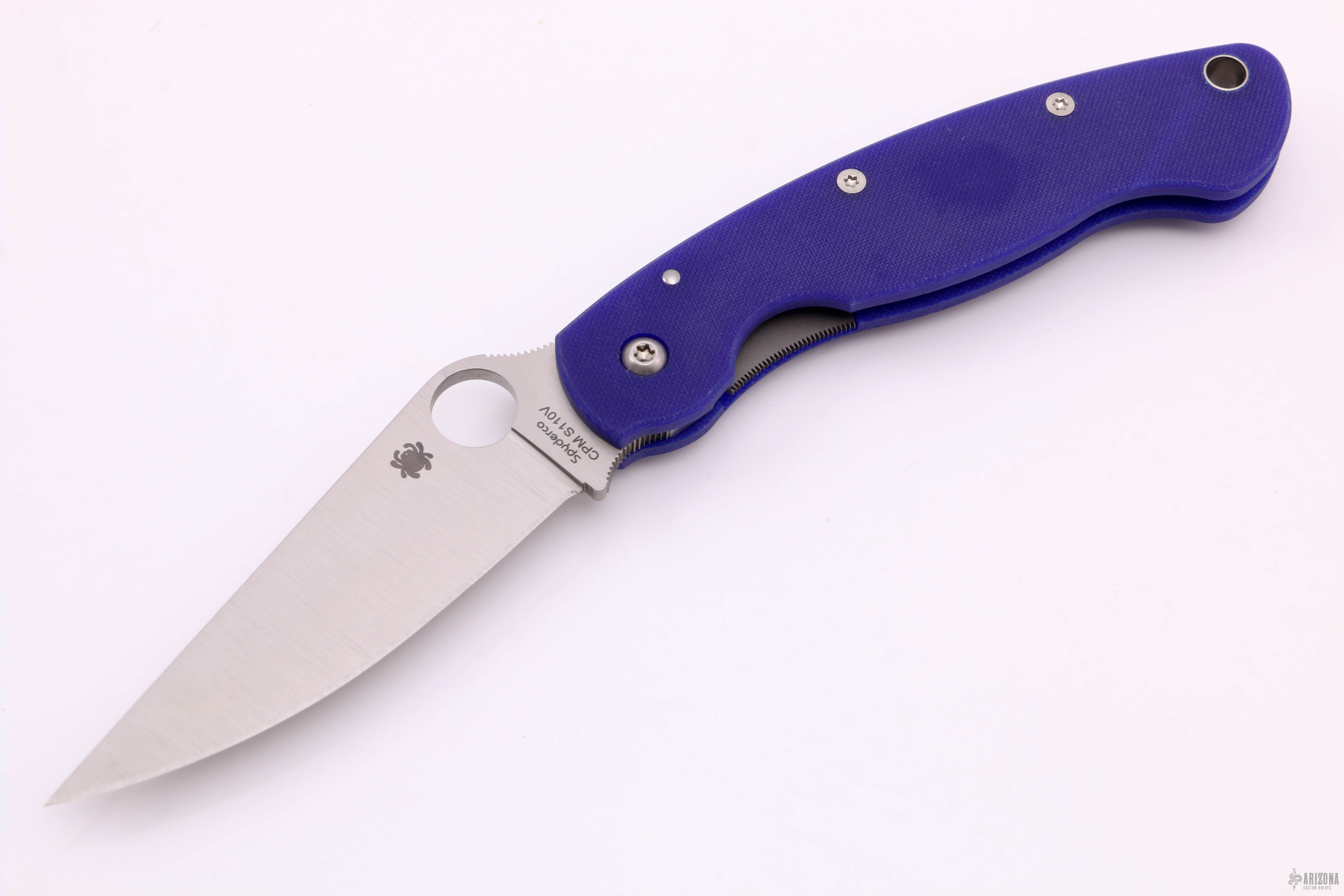 C36GPDBL Military DK Blue G-10/S110V - Arizona Custom Knives