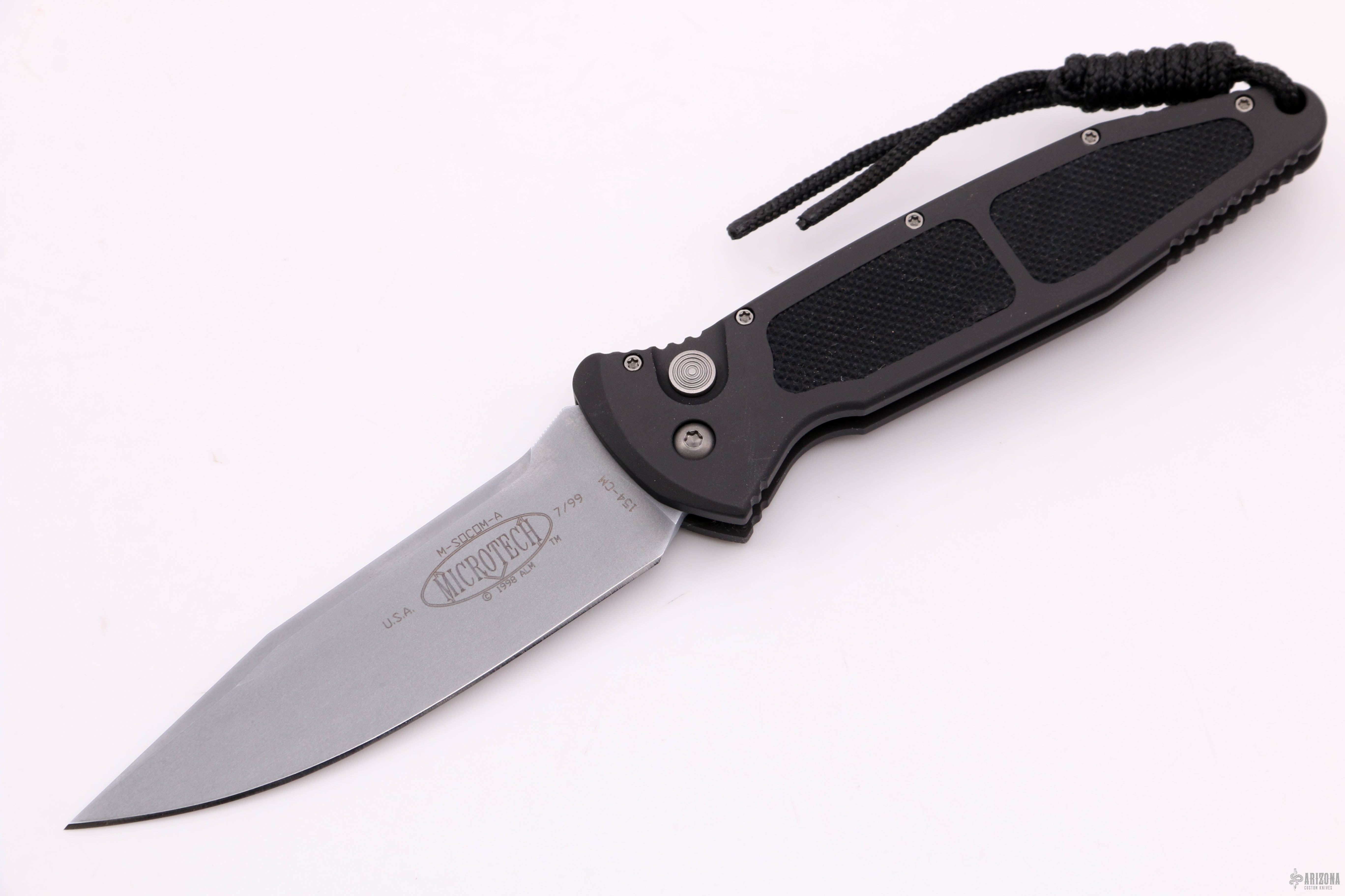 Mini Socom-A Silver Plain - Arizona Custom Knives