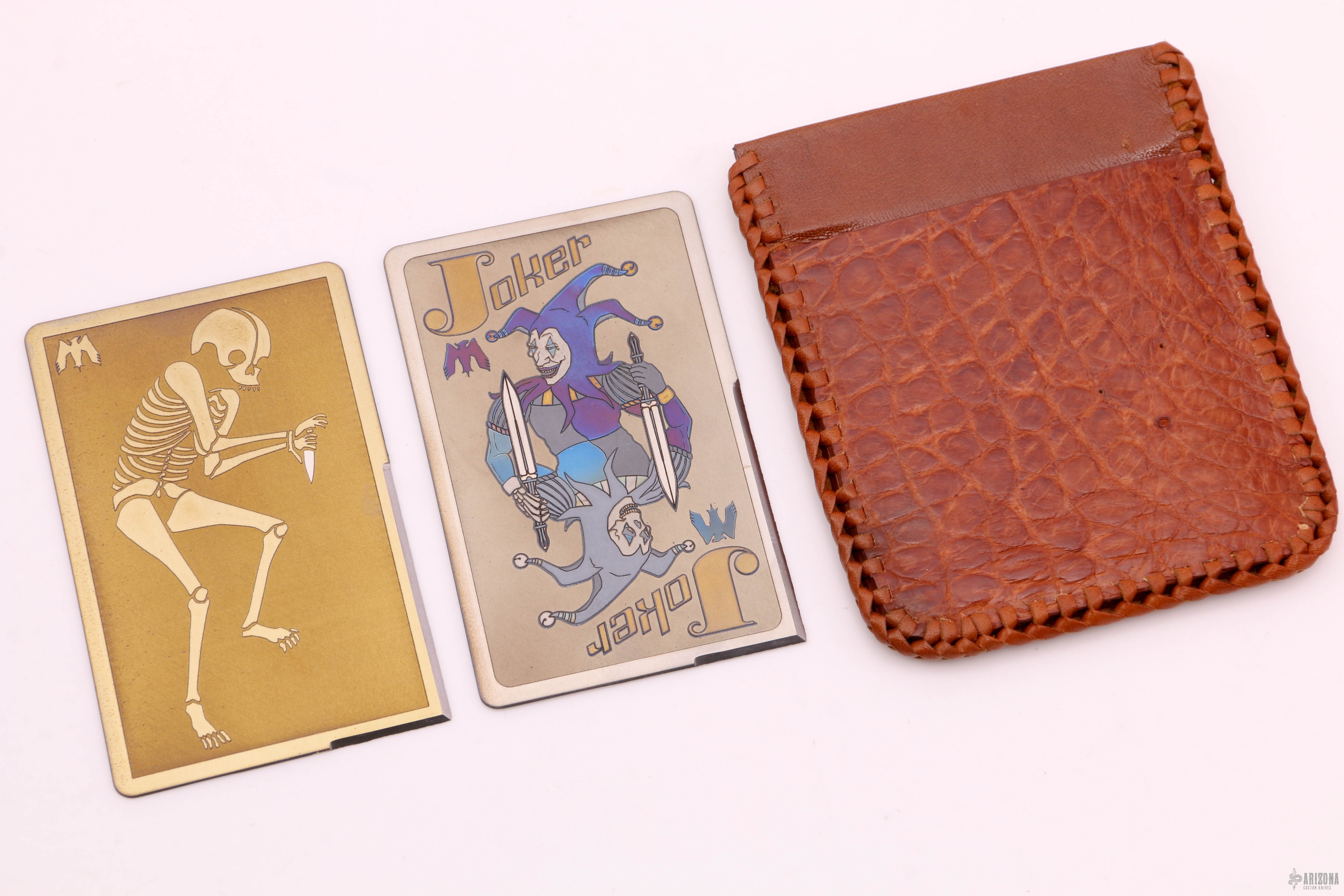 Sneak Reaper CC-L and Joker Card CC-L and American Aligator Card Case ...