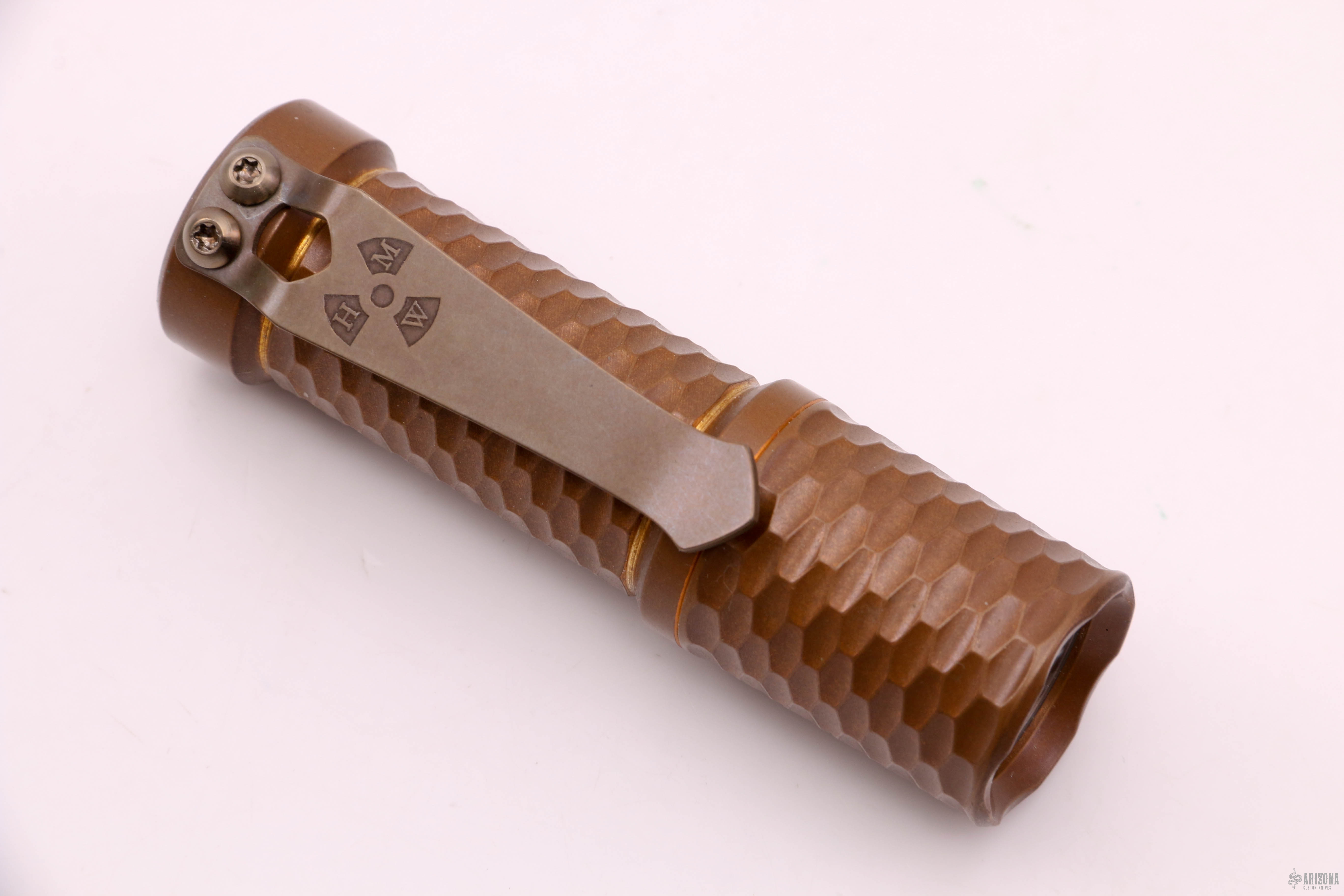 Copper Total Tesseract Hanko Trident - Arizona Custom Knives