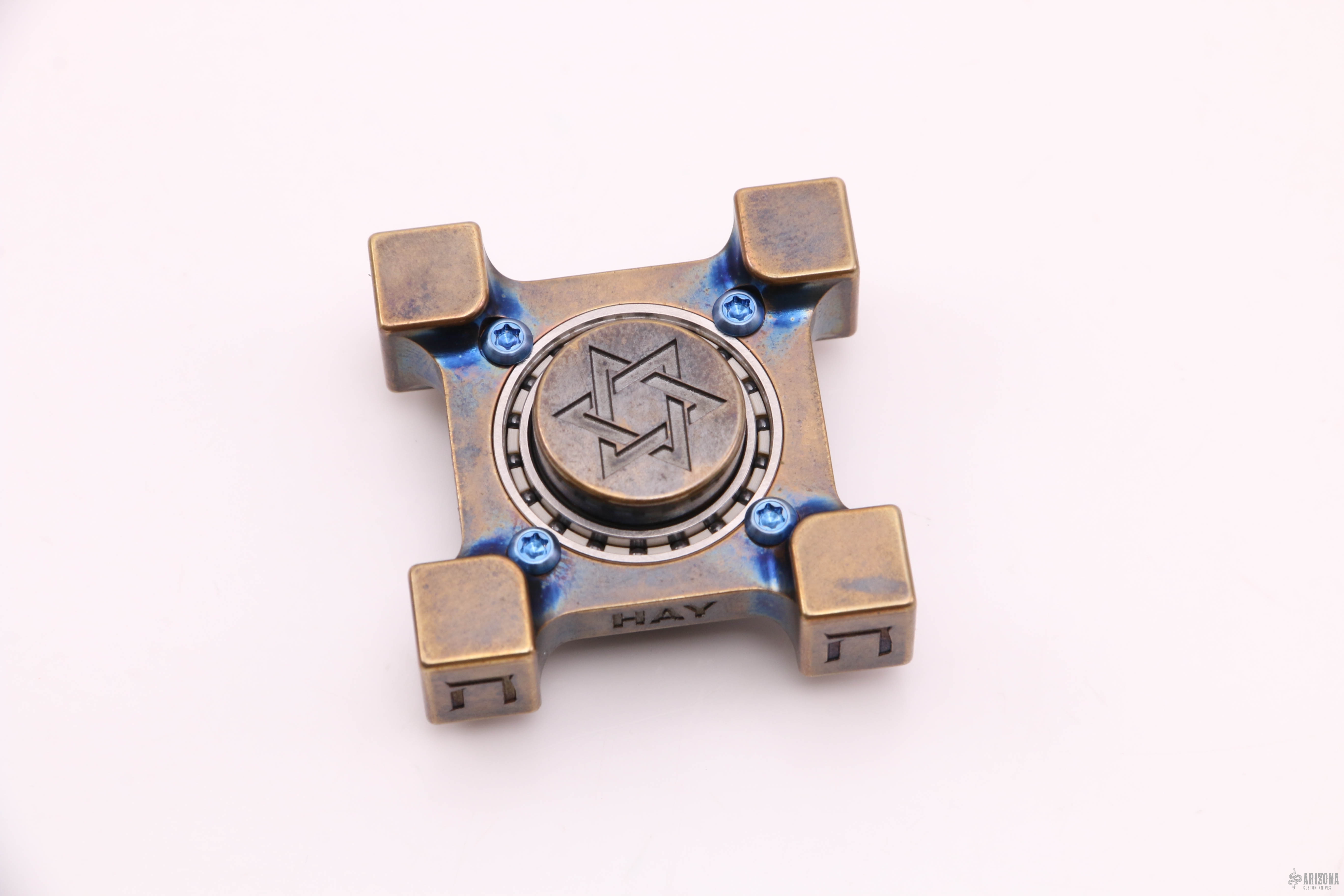 Spinner w/ Star of David Slug - Arizona Custom Knives