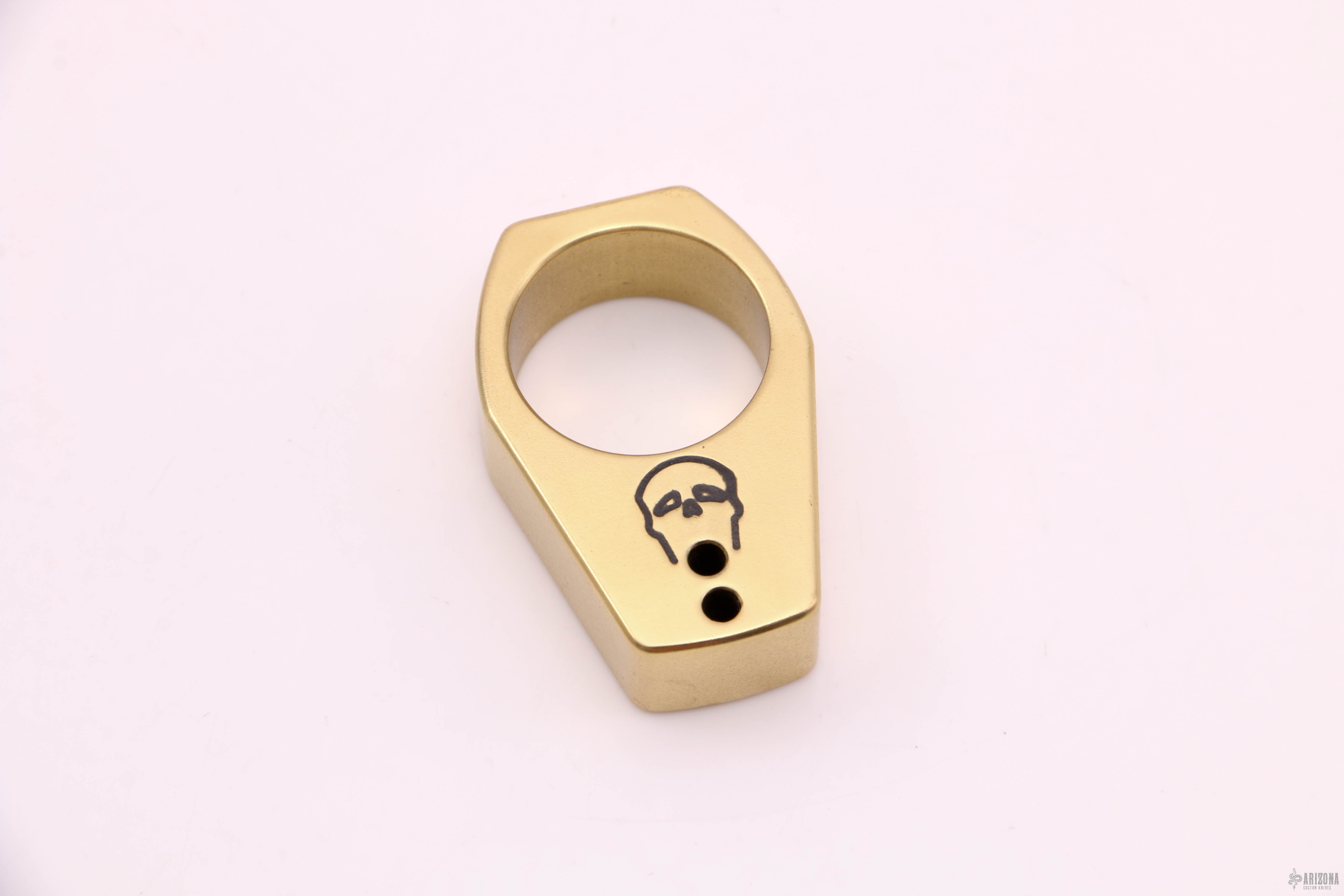 Brass Knuckle- Coffin Popper - Arizona Custom Knives