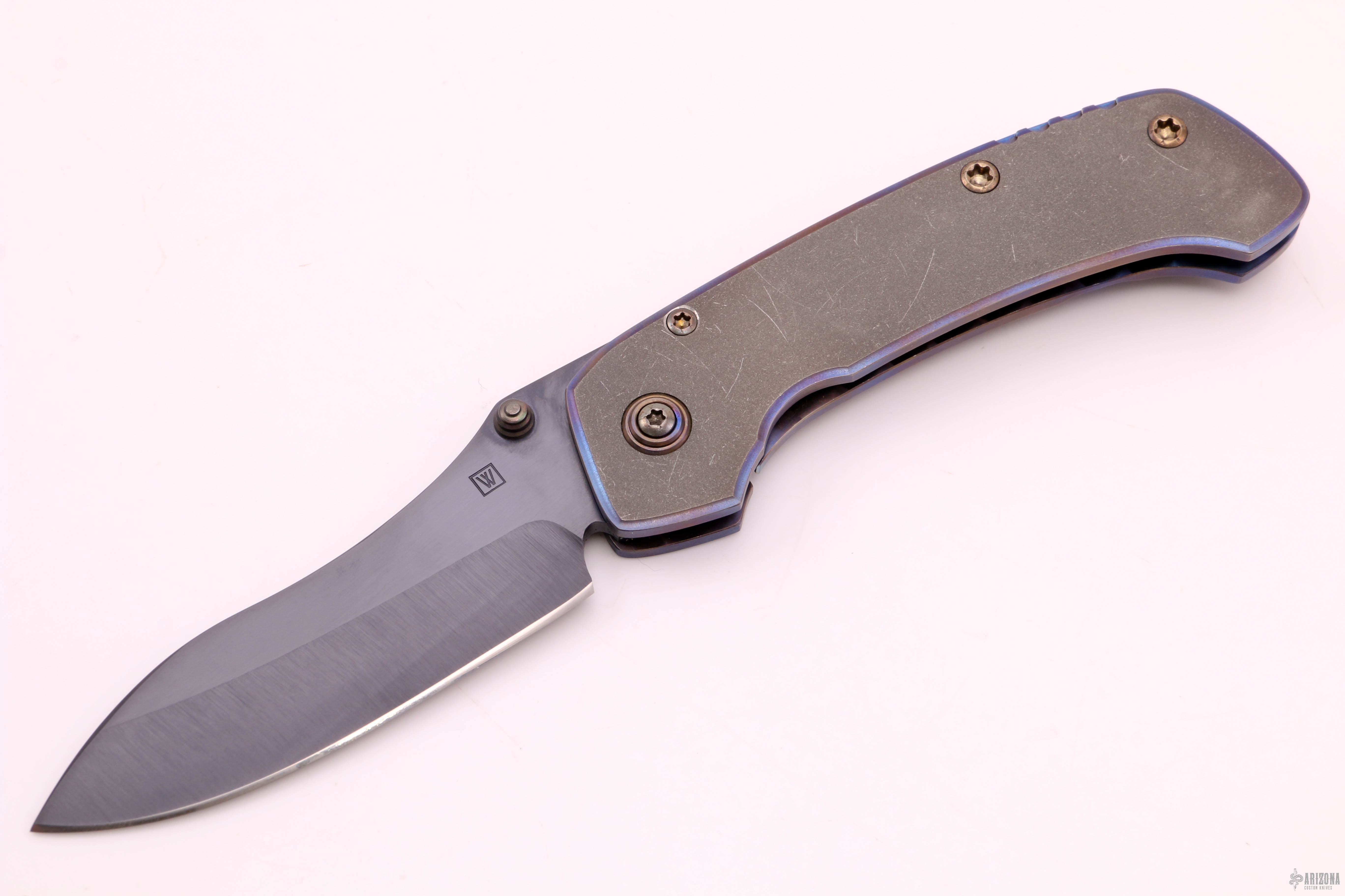 Folding Chef knife-One Off - Arizona Custom Knives
