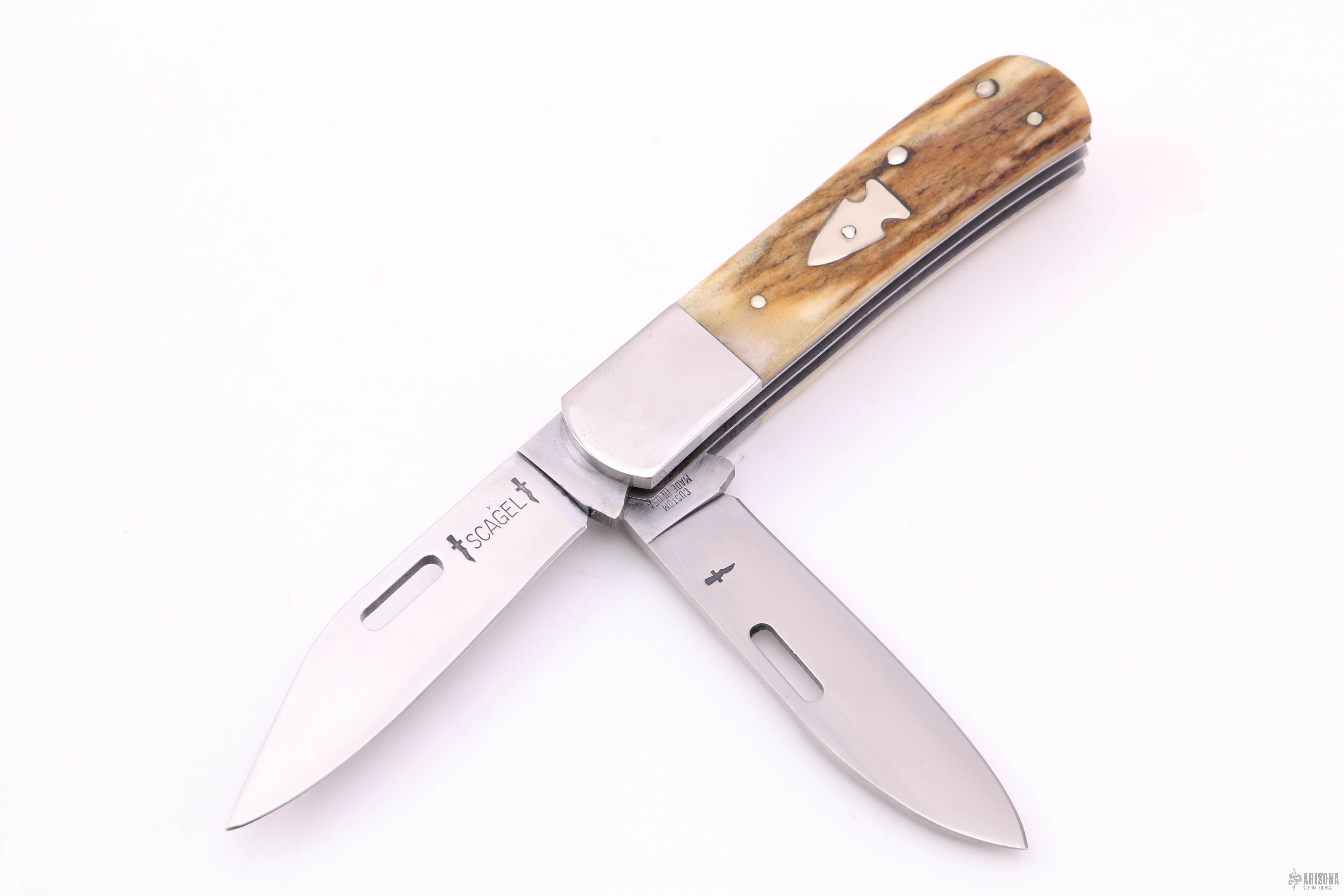 Scagel Series #3 - Two blade folder - Arizona Custom Knives