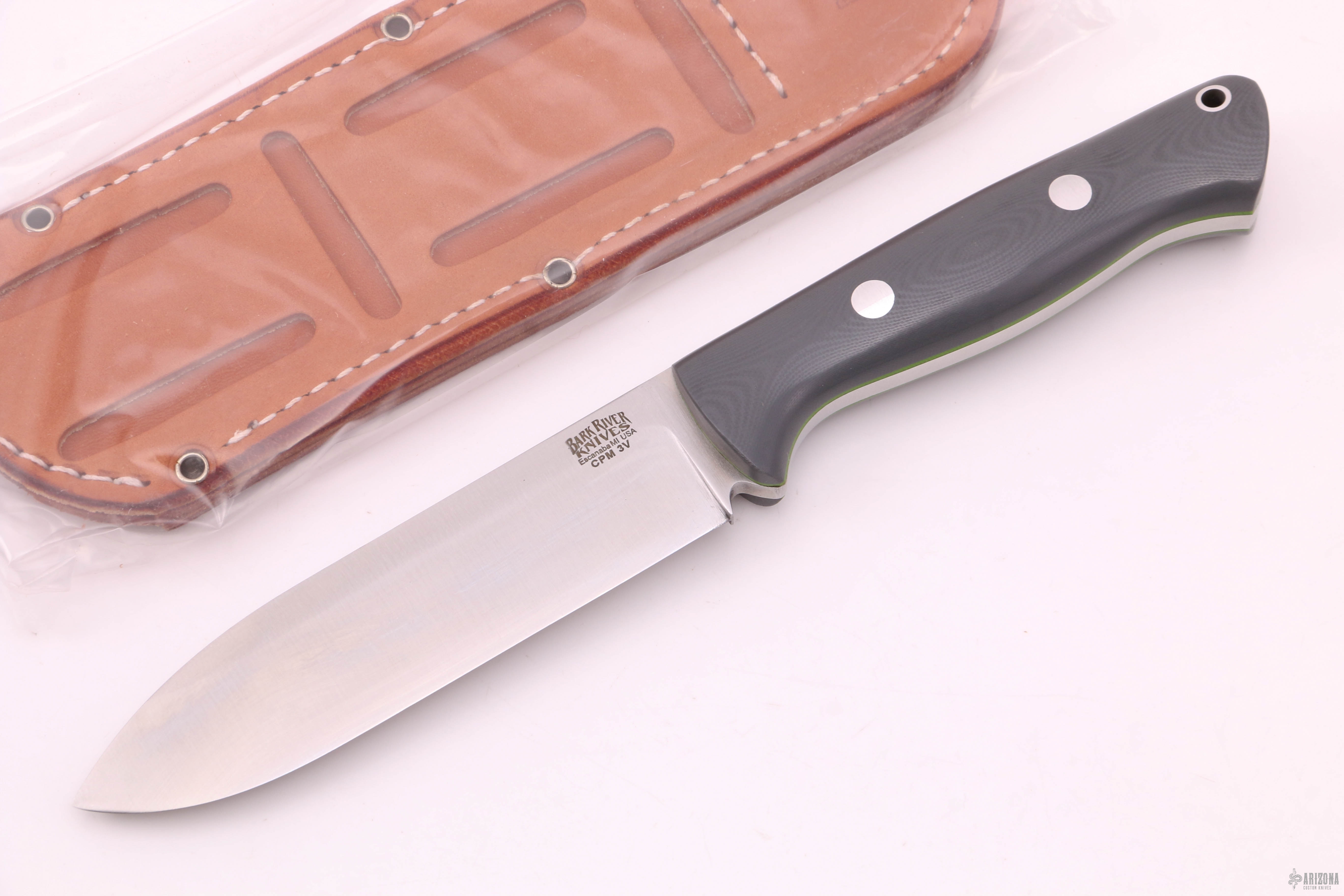 Bravo Alpha - Battleship Gray G-10 - Arizona Custom Knives
