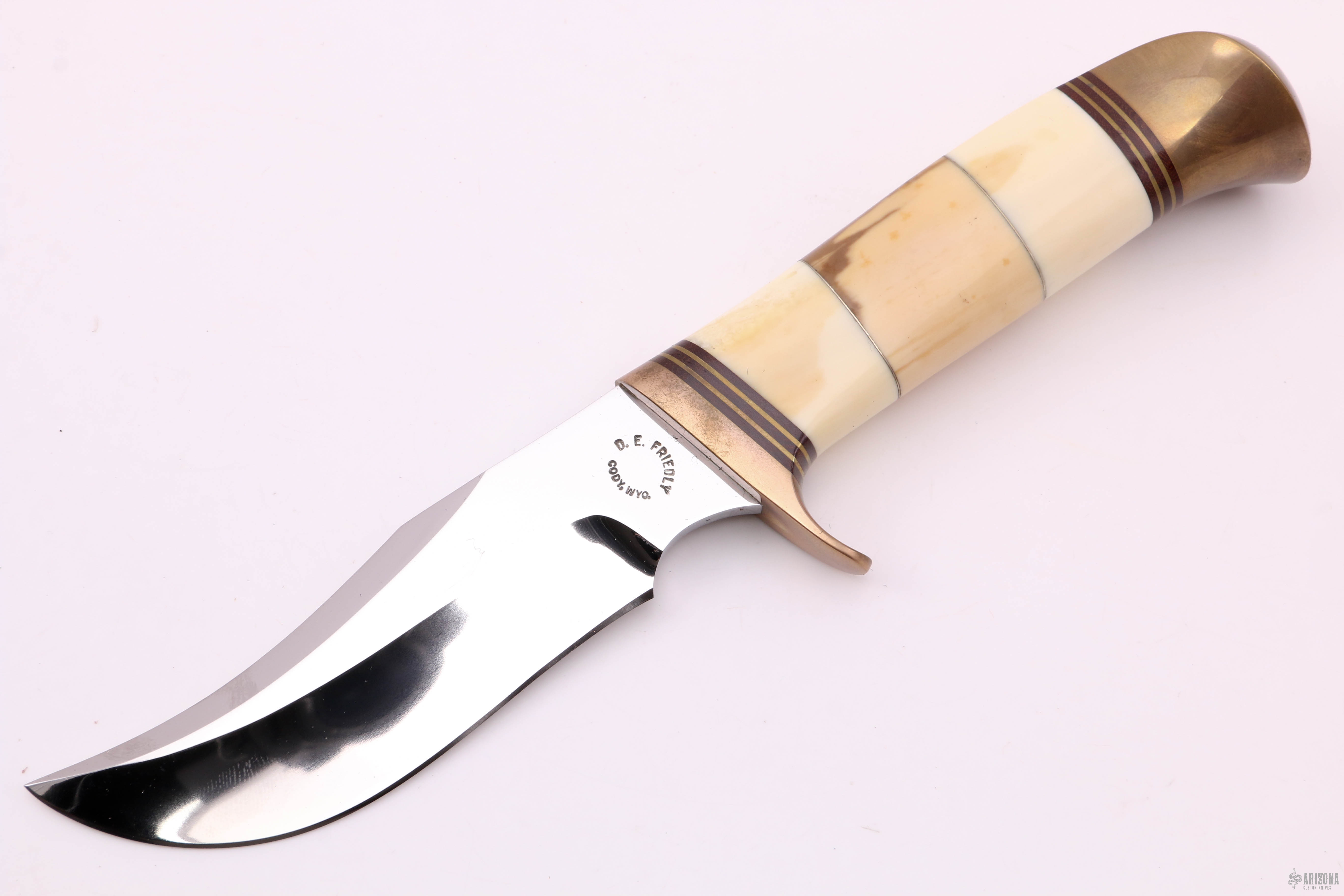 Recurve Walrus Ivory Hunter - Arizona Custom Knives