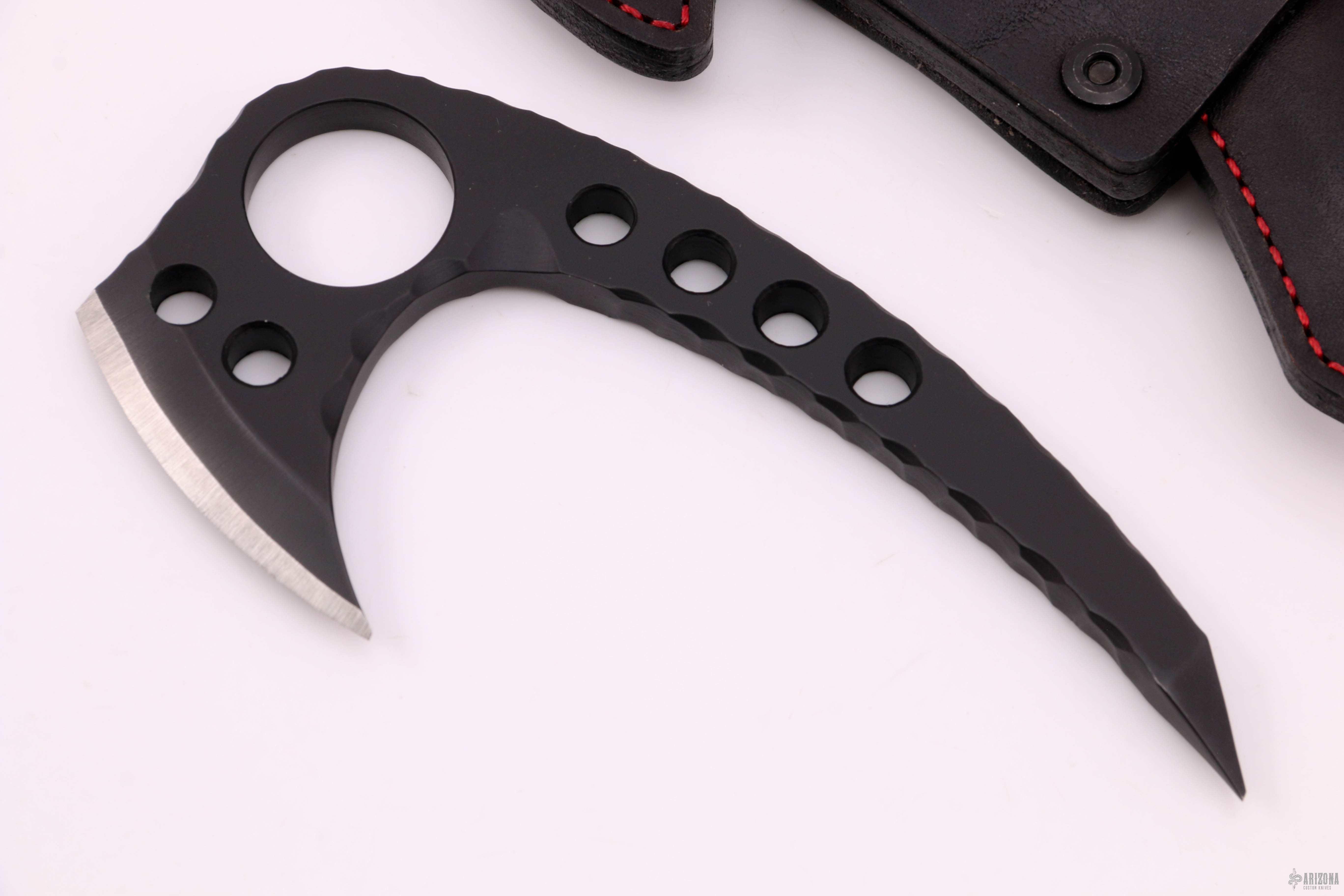 Black Hellfire Silat Mini Axe - Arizona Custom Knives