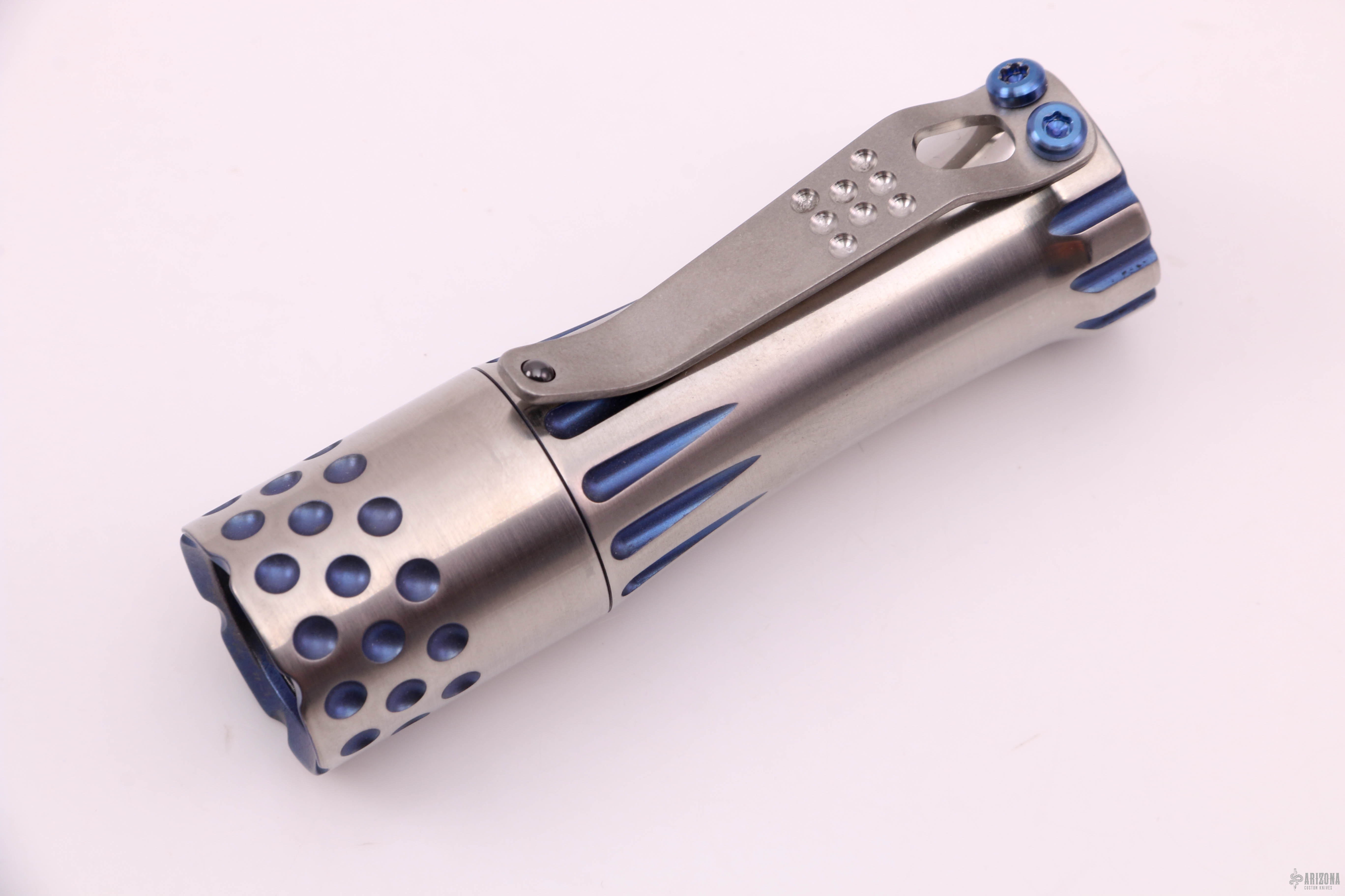 Malihini Titanium Flashlight with Custom Anodization - Arizona Custom ...