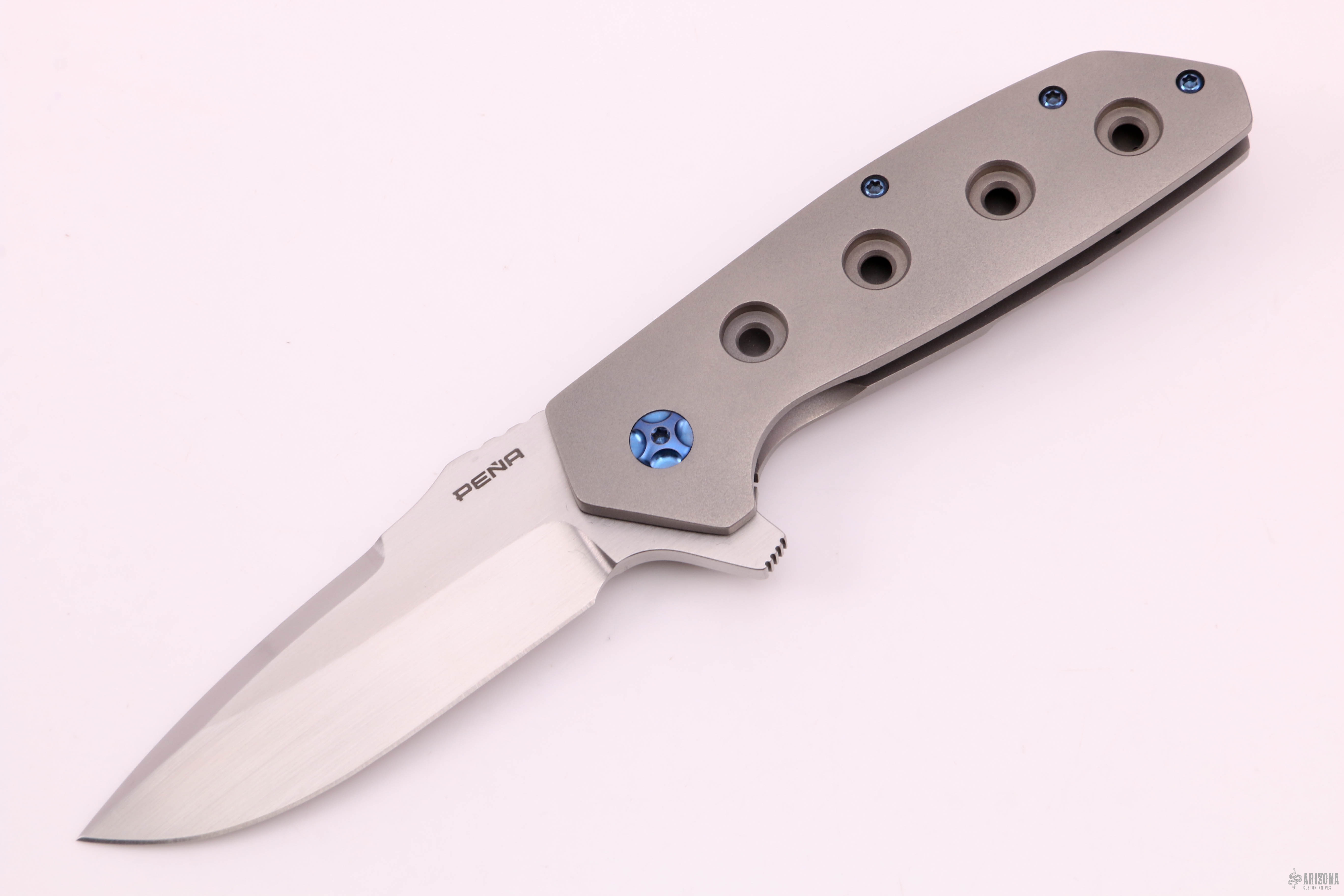 Stinger - Timascus Clip - Arizona Custom Knives