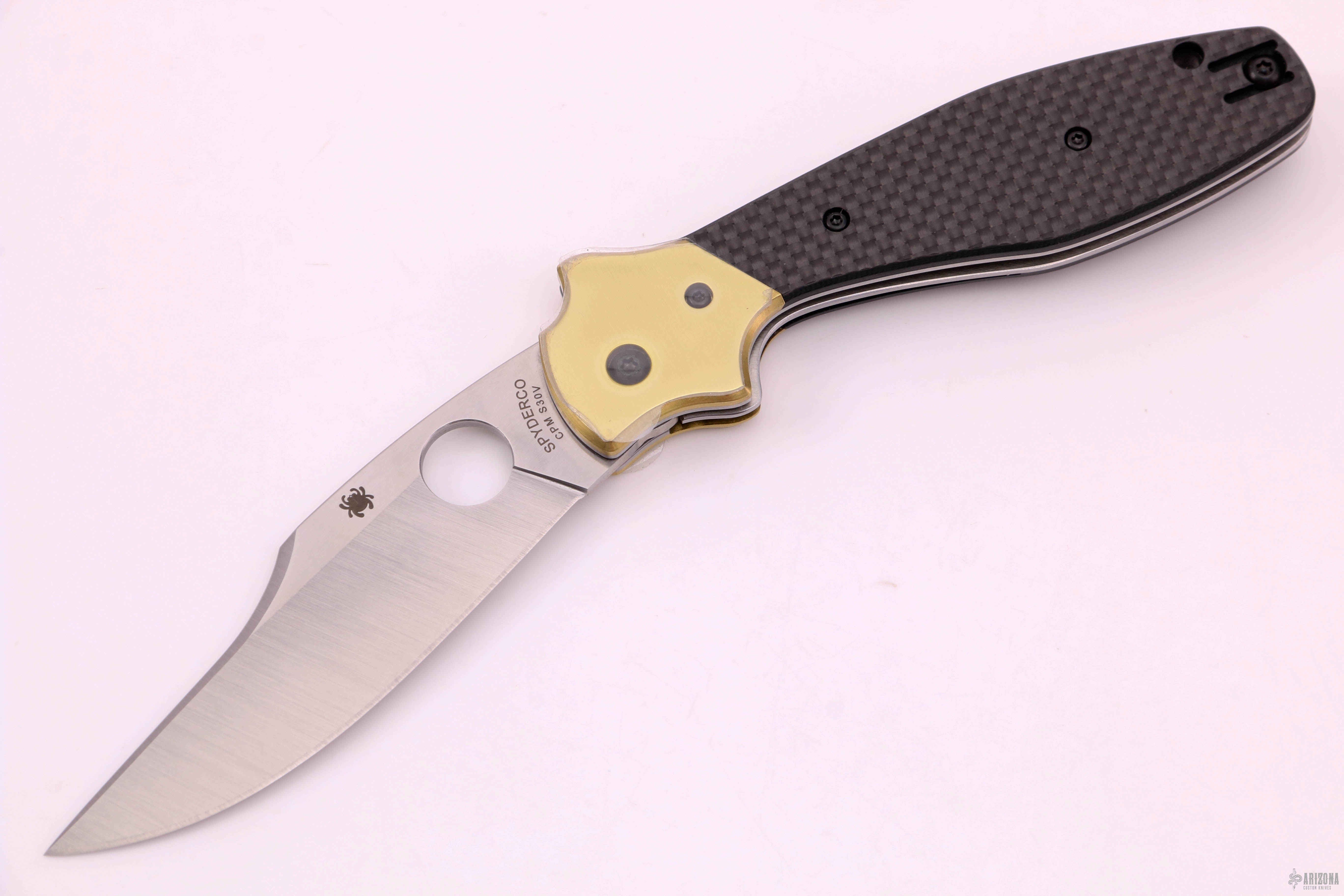 C190CFP Ed Schempp Bowie Folder - Arizona Custom Knives