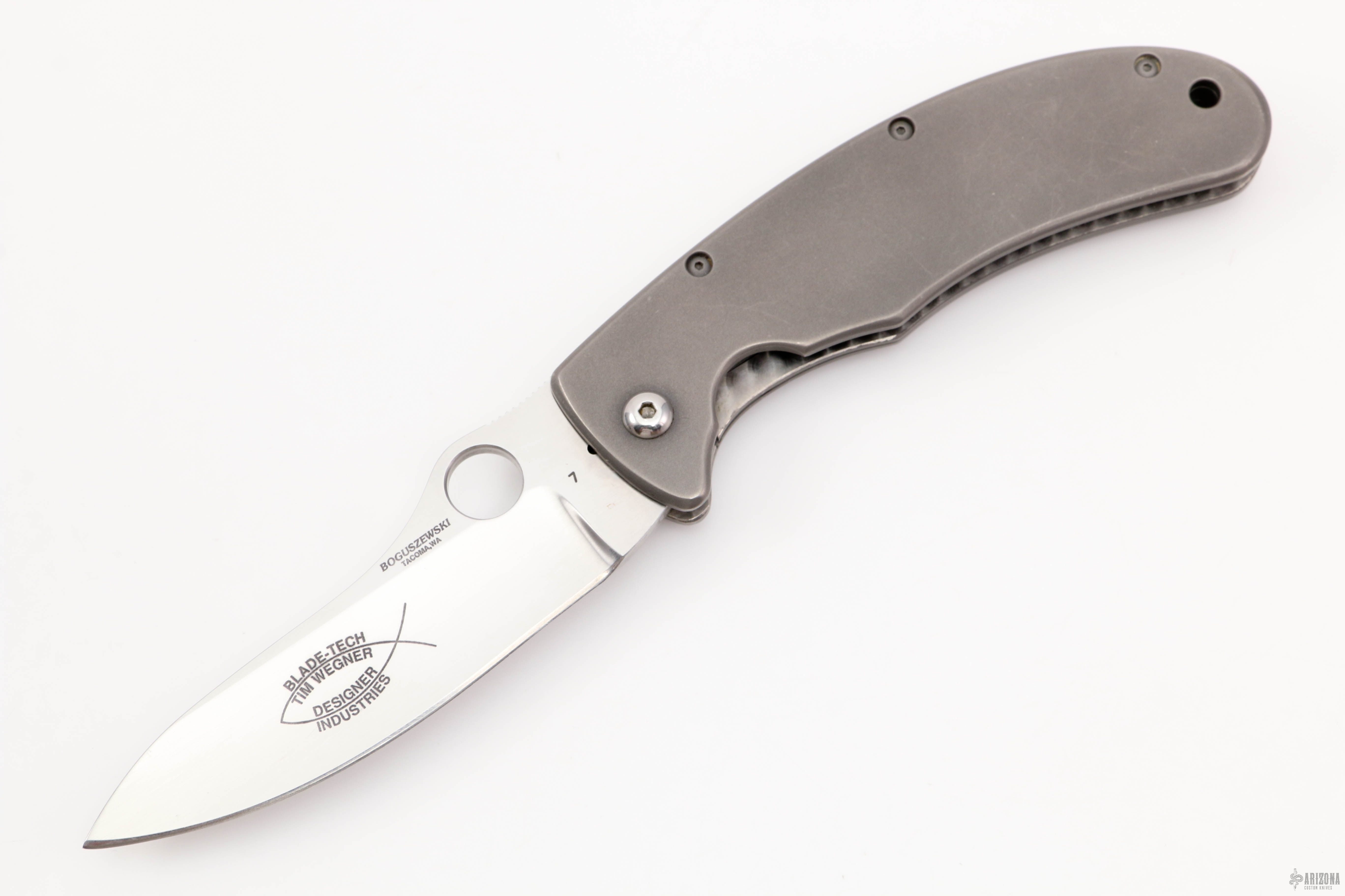 Tim Wegner Design Pro Hunter Linerlock #7 - Arizona Custom Knives