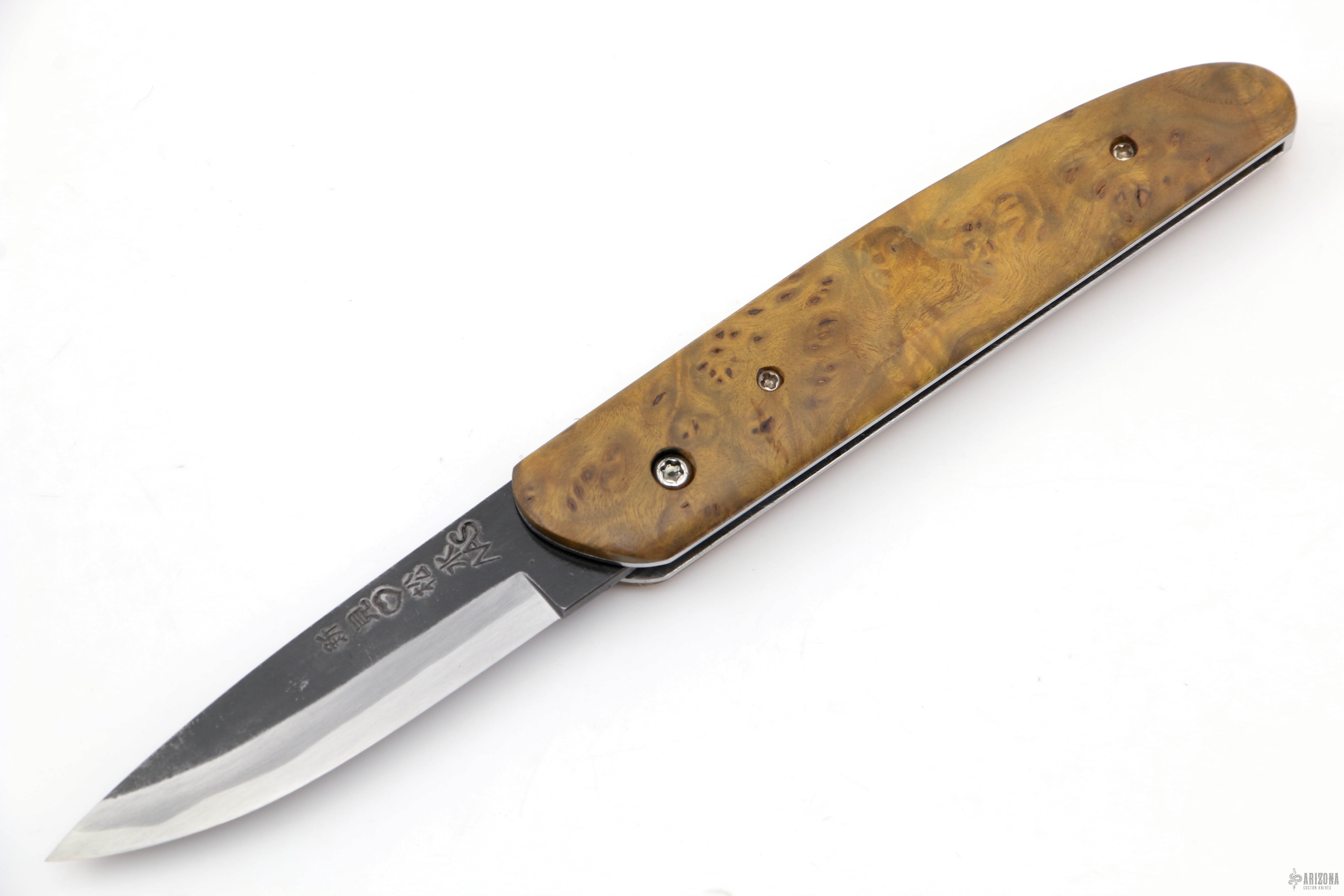 Bichu-no-Kami NAS - Maple Burl - Arizona Custom Knives