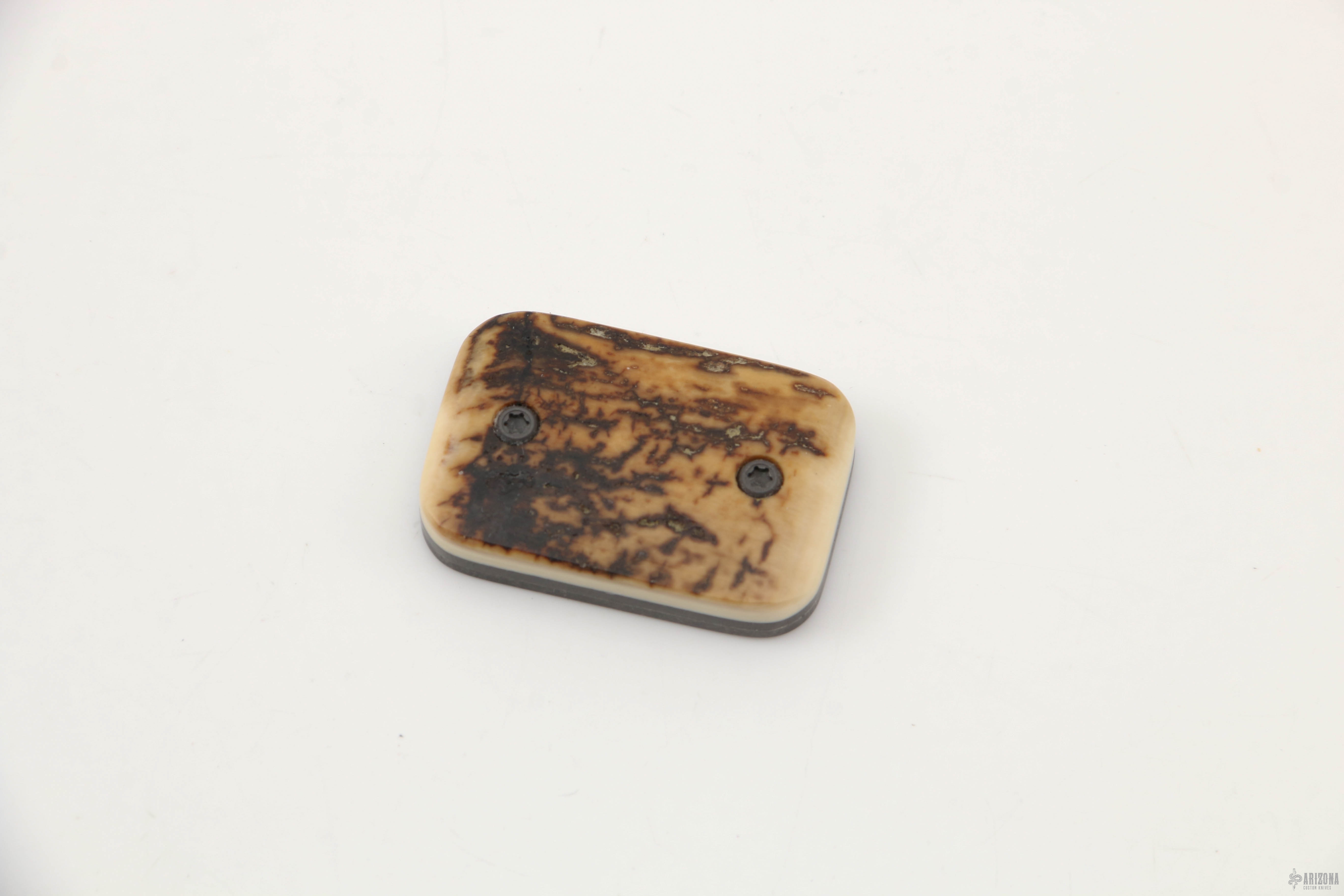 Worry Stone - Mammoth & Zircu-Ti - Arizona Custom Knives