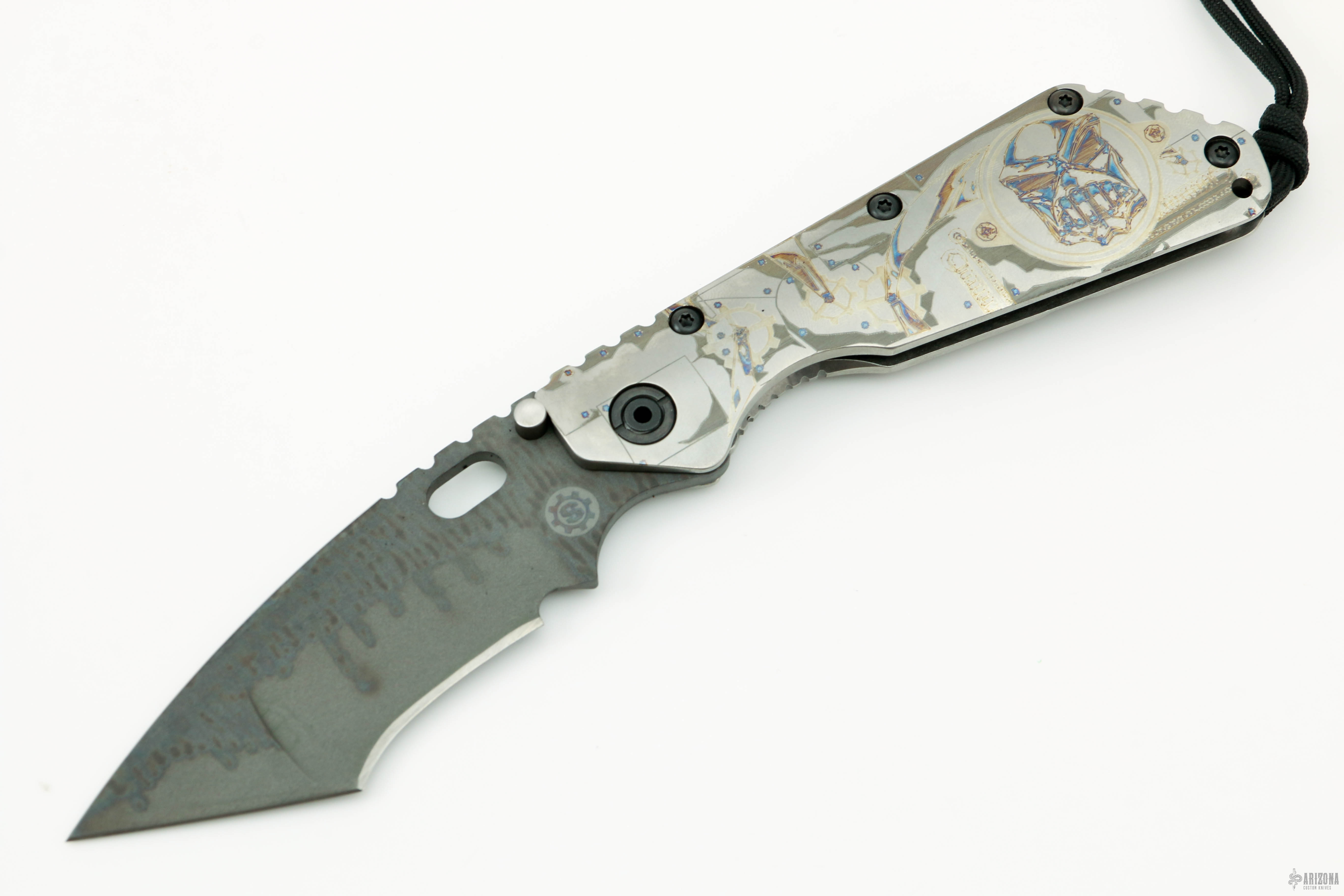 MSC XL - Starlingear Steampunk - Titanium Blade - Arizona Custom Knives