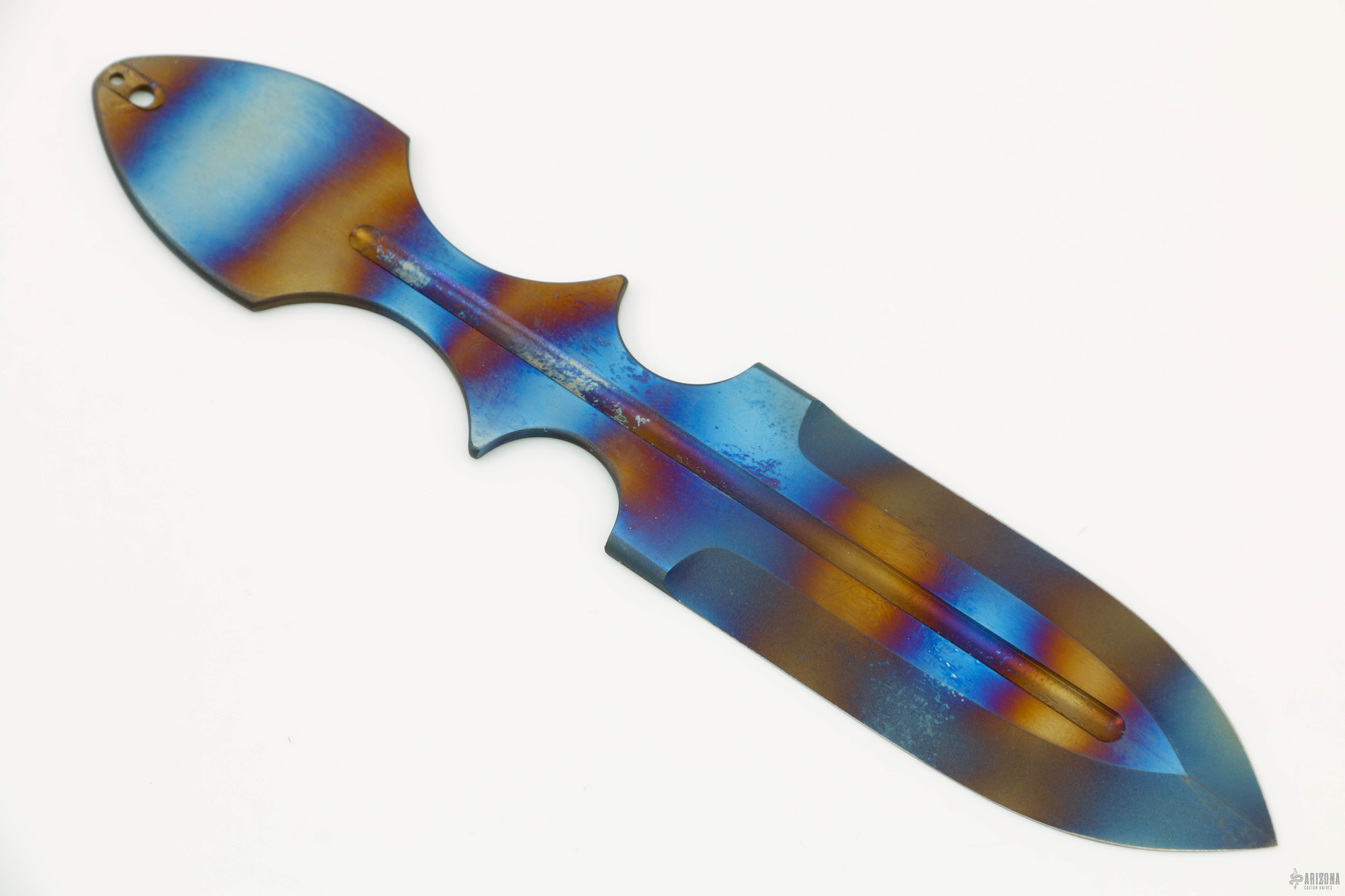 Titanium Thumb Dagger - Arizona Custom Knives